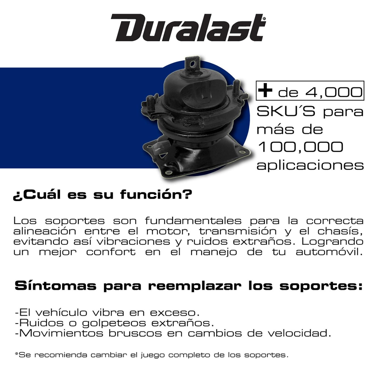 Duralast Soporte de Motor D-A5383 | AutoZone