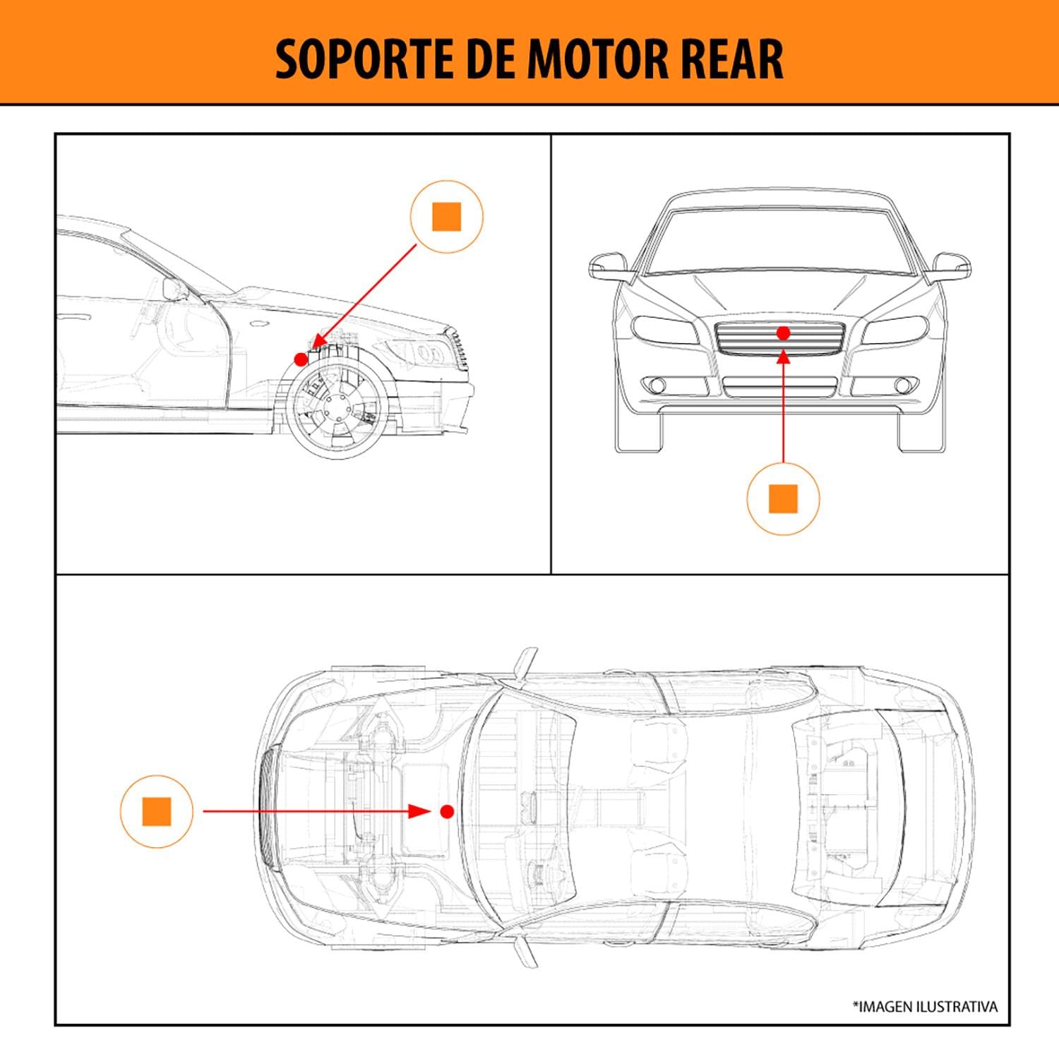 Duralast Soporte de Motor B-A6304 | AutoZone