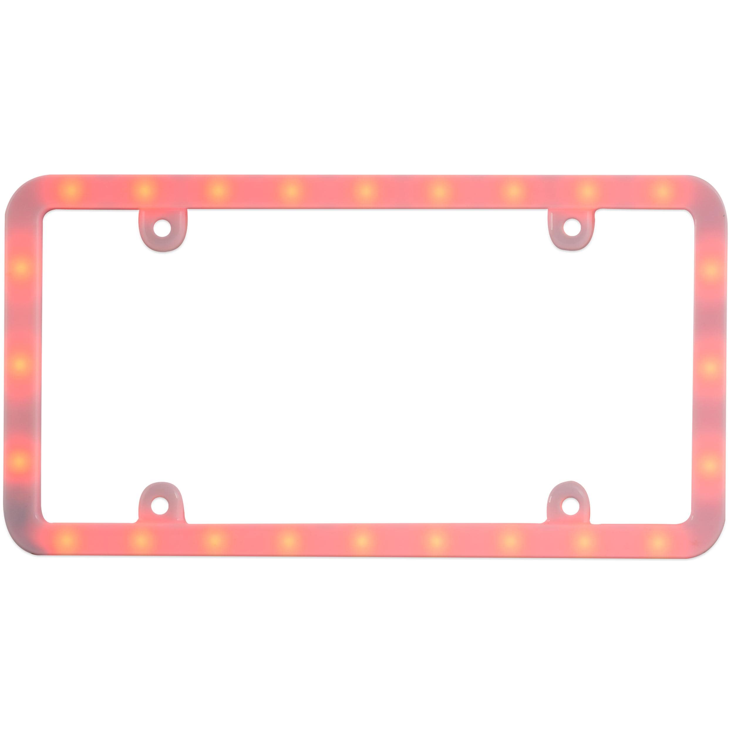 Custom Accessories Multi-color LED License Plate Frame | AutoZone