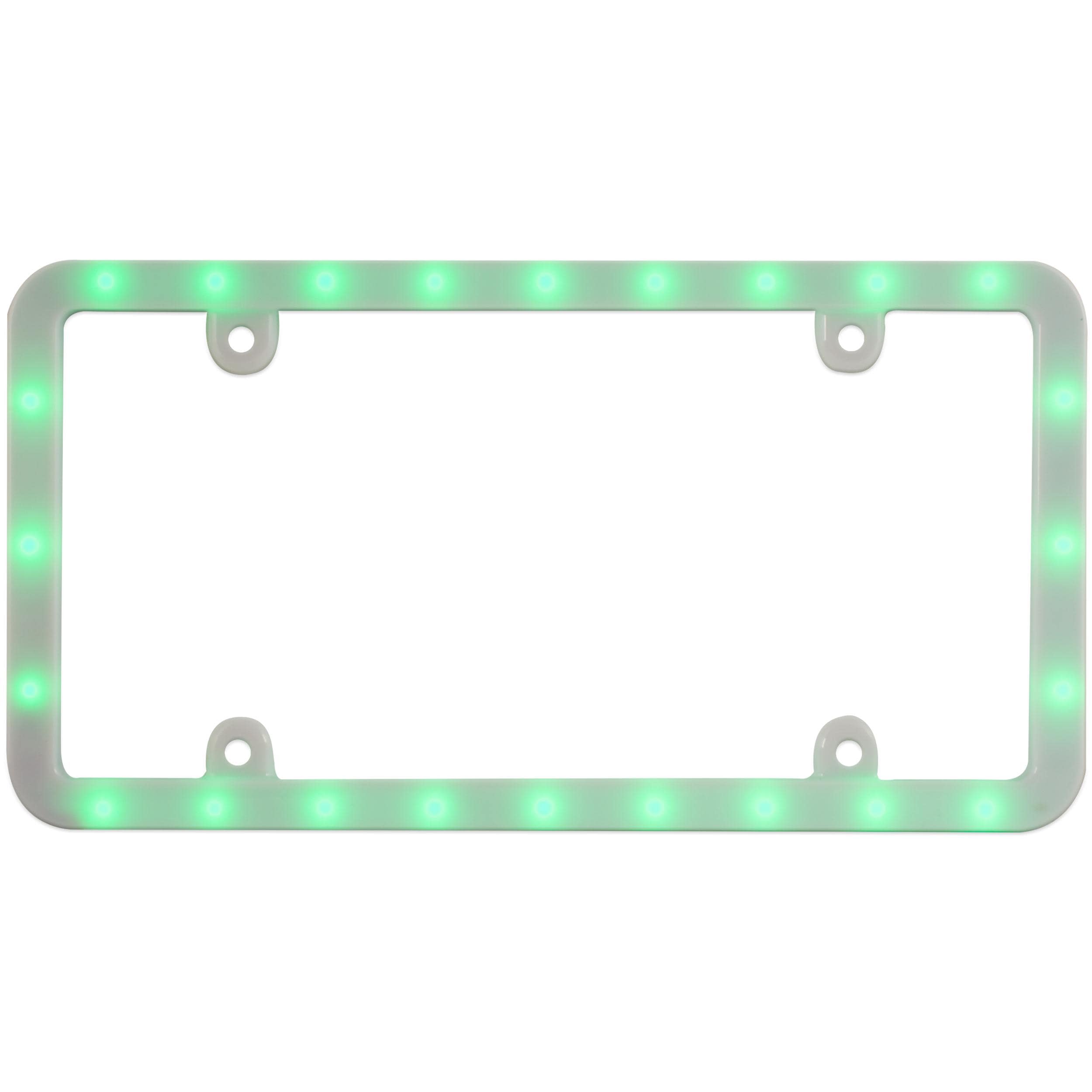 Custom Accessories Multi-color LED License Plate Frame | AutoZone