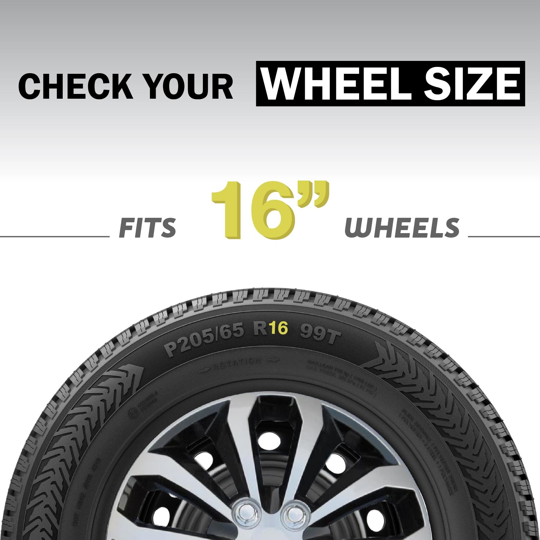 Autosmart Silver 16in Plastic Universal Wheel Cover | AutoZone