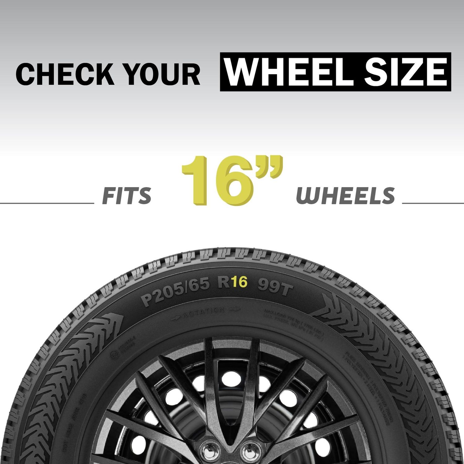 KT ABS Plastic 16in Wheel Cover/Hub Cap | AutoZone
