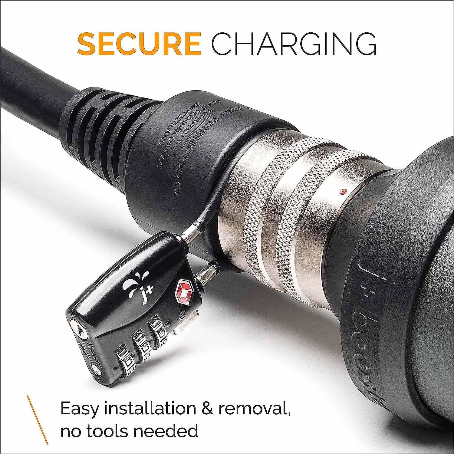 J Plus Americas Security Lock for Commercial Grade EV Charger J Booster ...