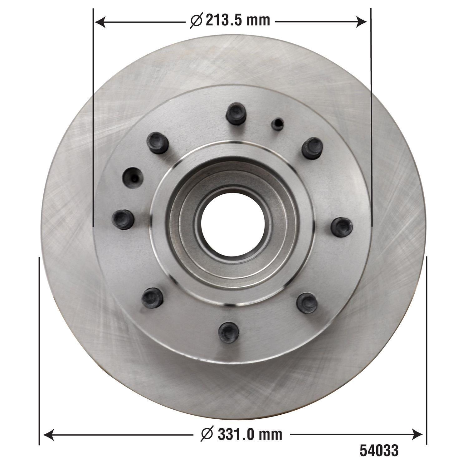 Duralast Disc Brake Rotor and Hub Assembly 54033 | AutoZone