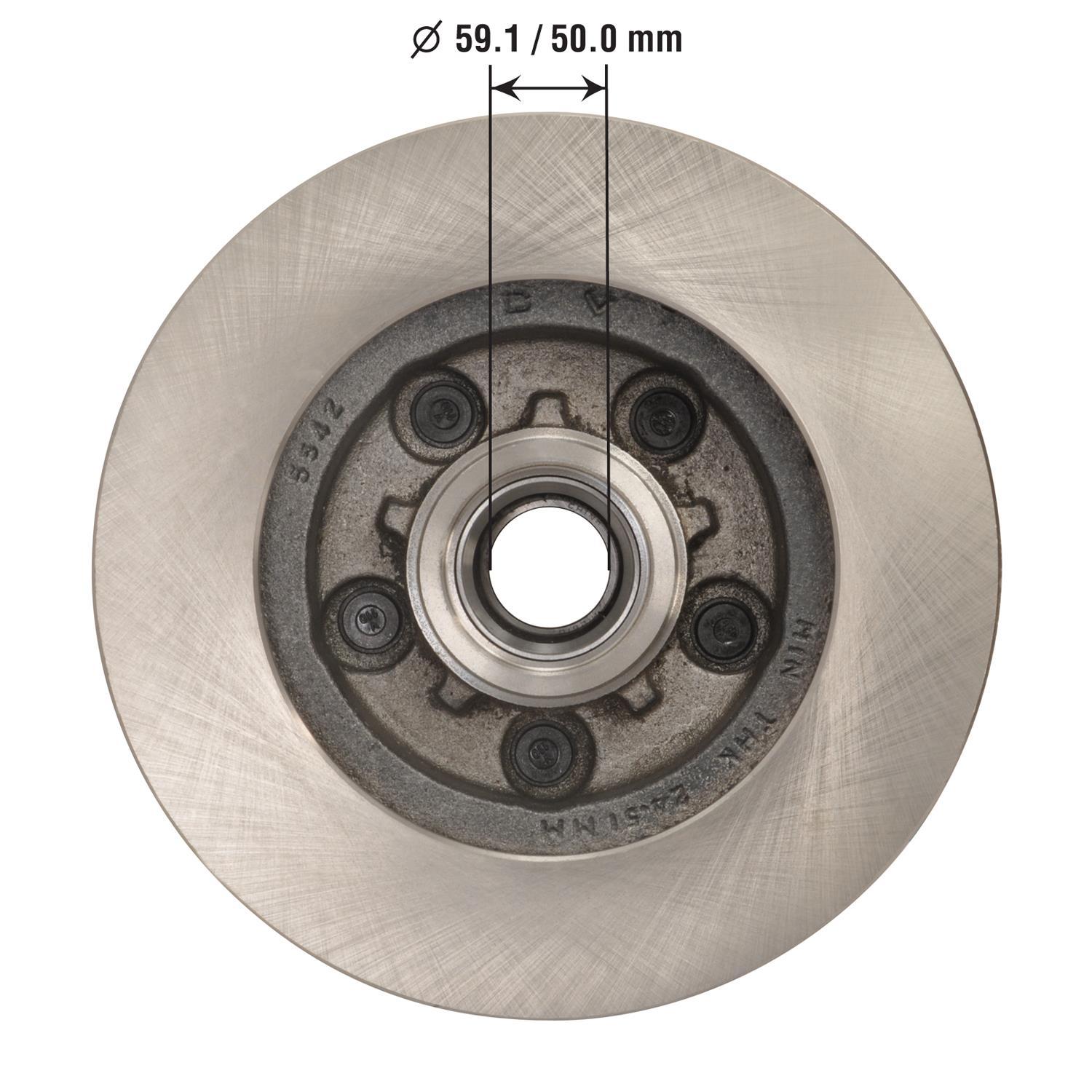 Duralast Disc Brake Rotor and Hub Assembly 5542 | AutoZone