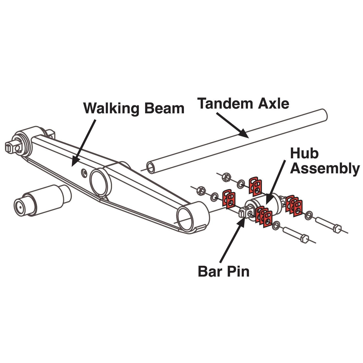 Specialty Products Company Hendrickson Heavy Duty Shim Kit 10 Piece ...