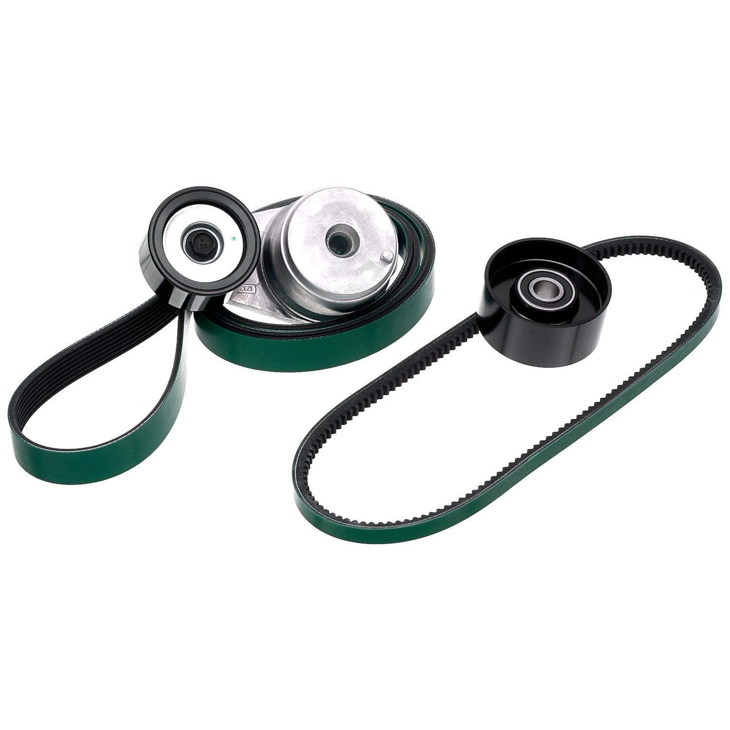 Gates FleetRunner Serpentine Belt Drive Component Kit 90K-38511HD ...