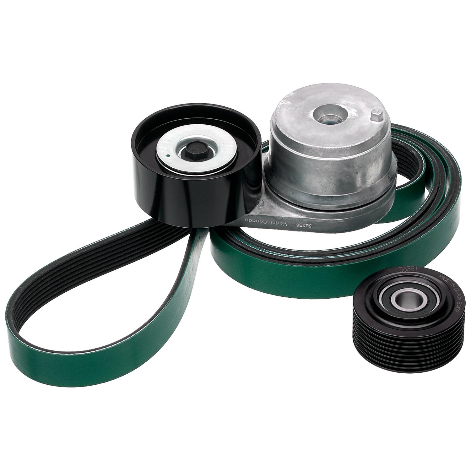 Gates FleetRunner Serpentine Belt Drive Component Kit 90K-38556HDB ...