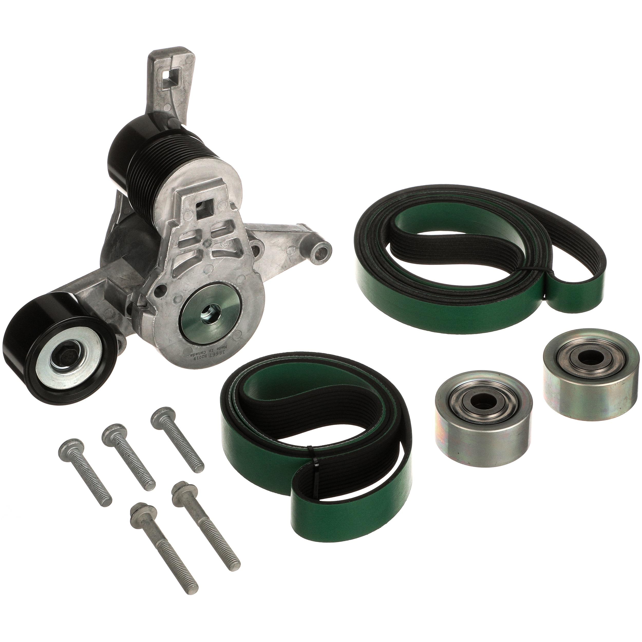 Gates FleetRunner Serpentine Belt Drive Component Kit 90K-38667HDE ...
