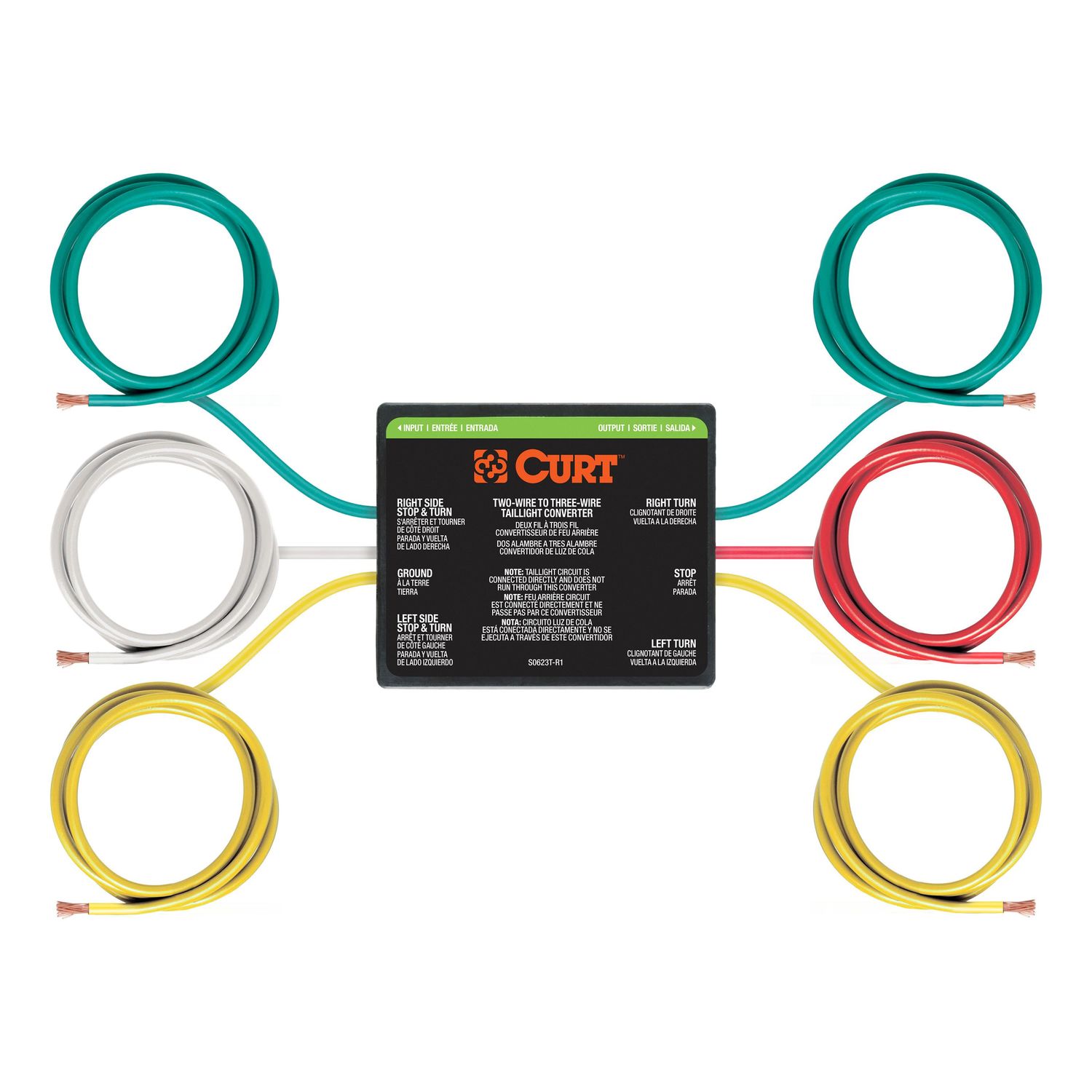 Curt 2 to 3 Wire Taillight Converter | AutoZone