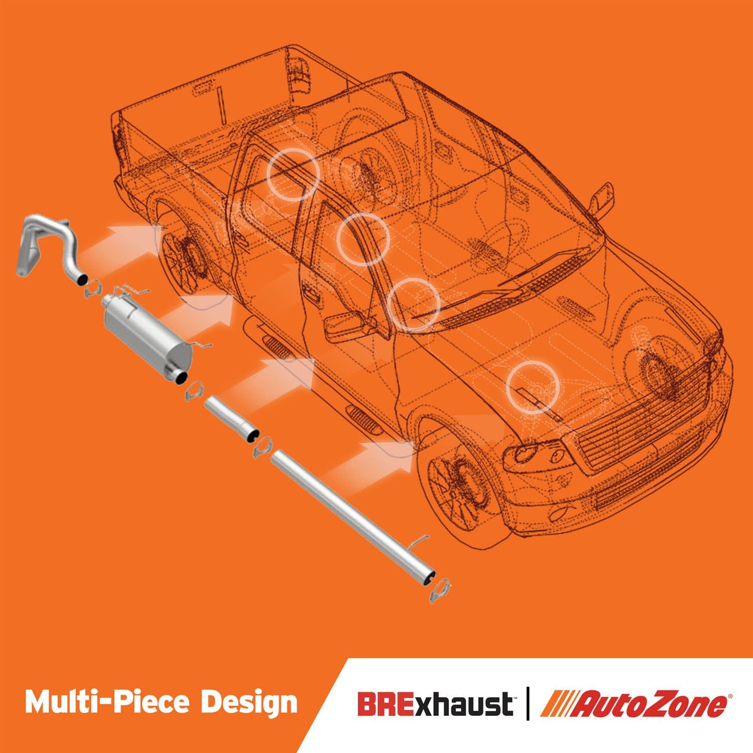 BRExhaust Exhaust System Kit 106-0946 | AutoZone