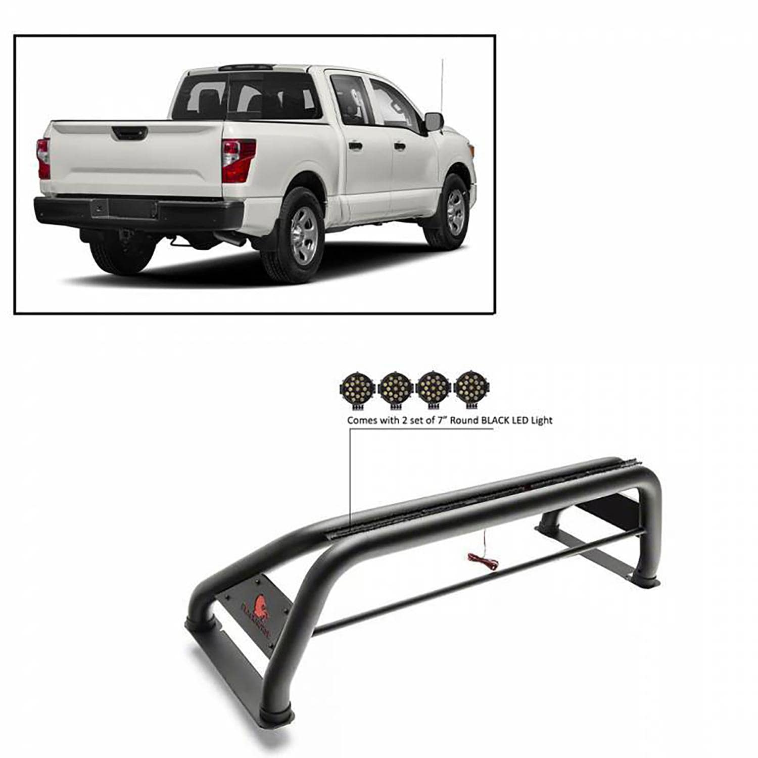 Black Horse Off Road Roll Bar RB001BK-PLB | AutoZone