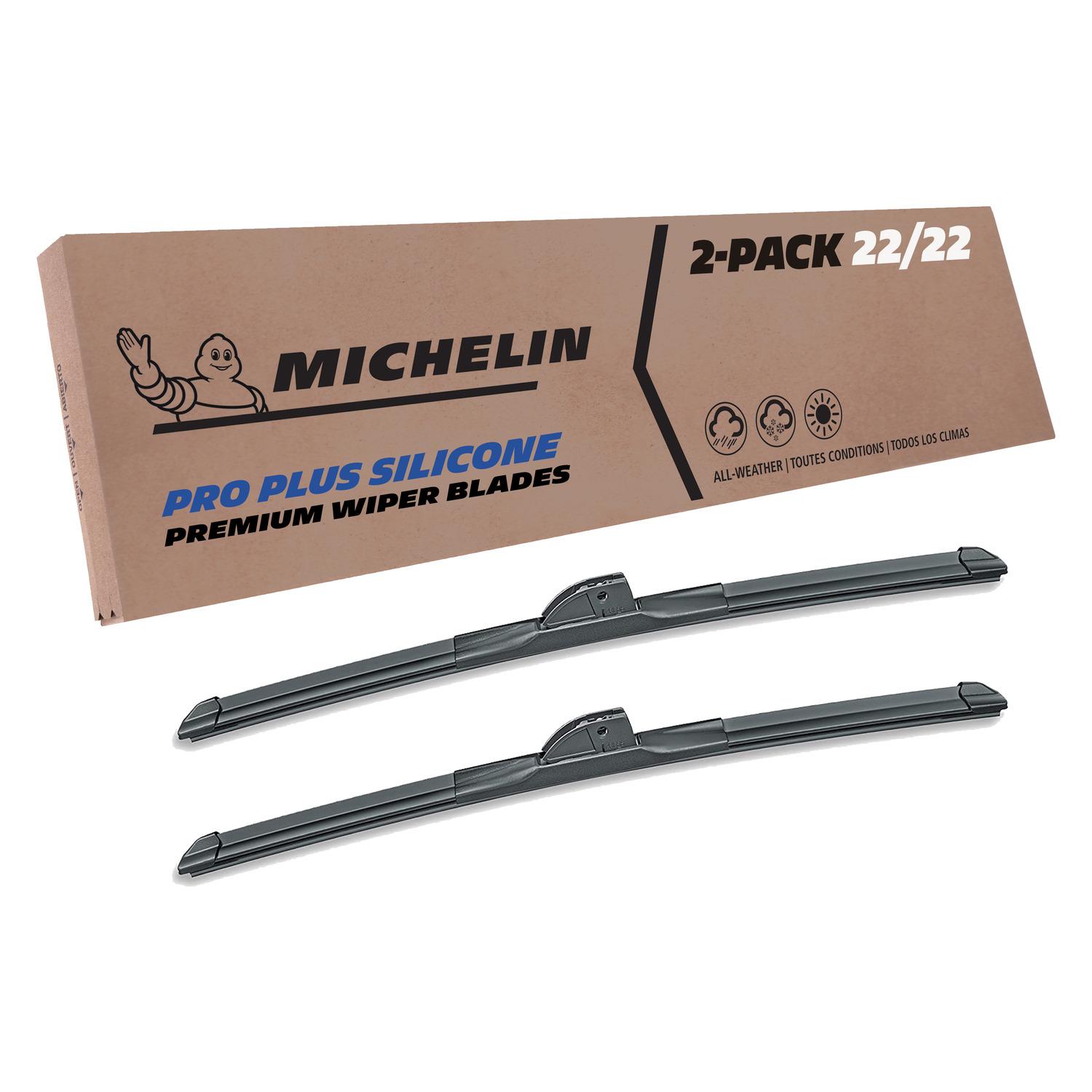 Michelin Stealth Pro Plus Silicone 22" and 22" Wiper Blade Set 40 ...