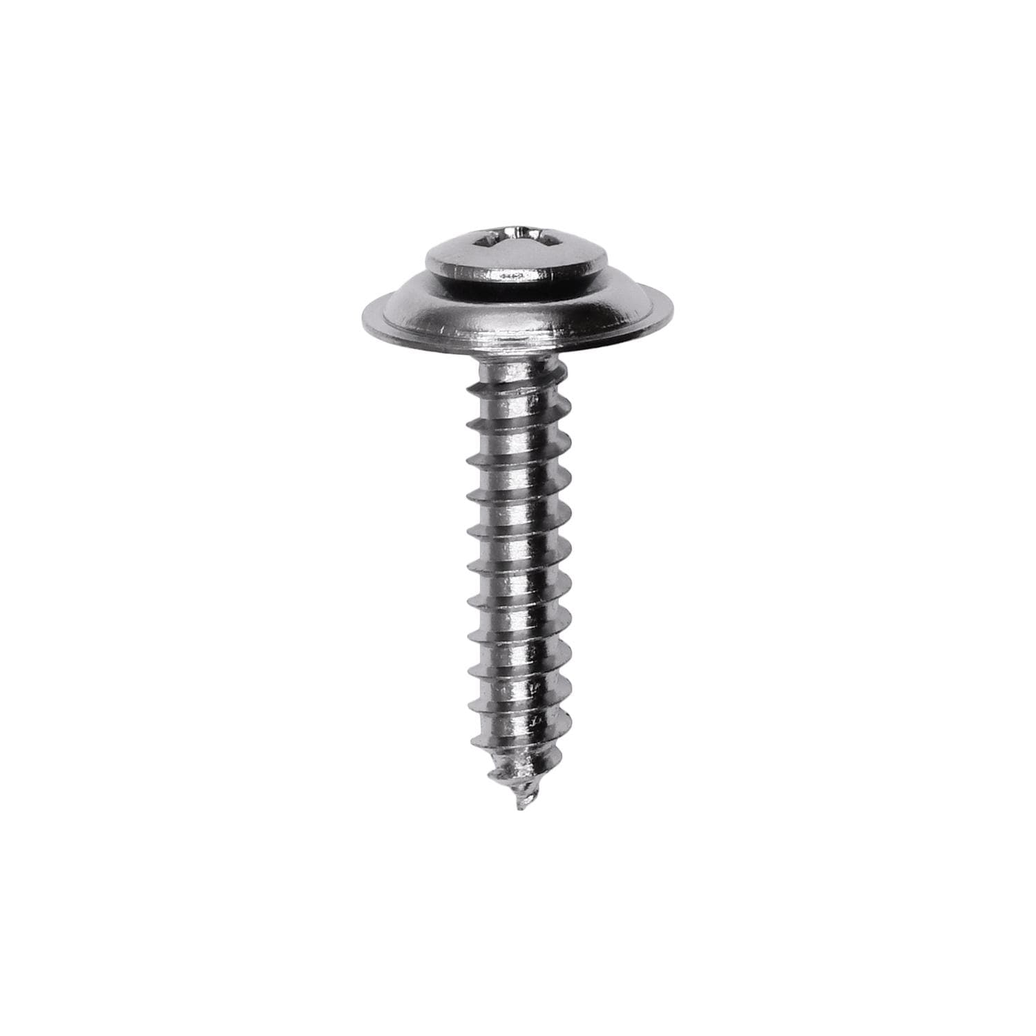 Auveco 10 x 1 8 Head Phillips Oval Head Sems Washer Tapping Screw ...