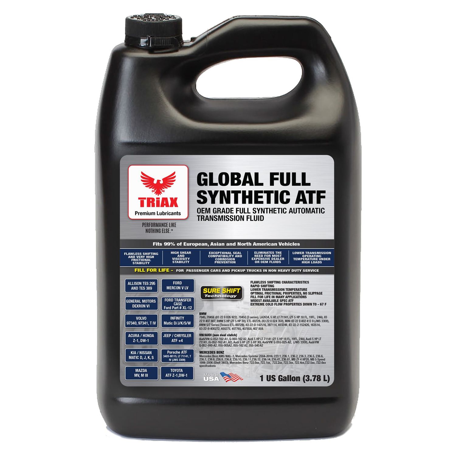 Triax Lubricants Multi Spec Global Full Synthetic Automatic ...