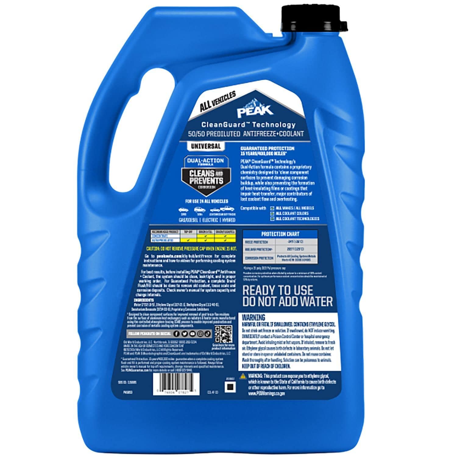 PEAK Engine Coolant Antifreeze Yellow Ready-To-Use | AutoZone