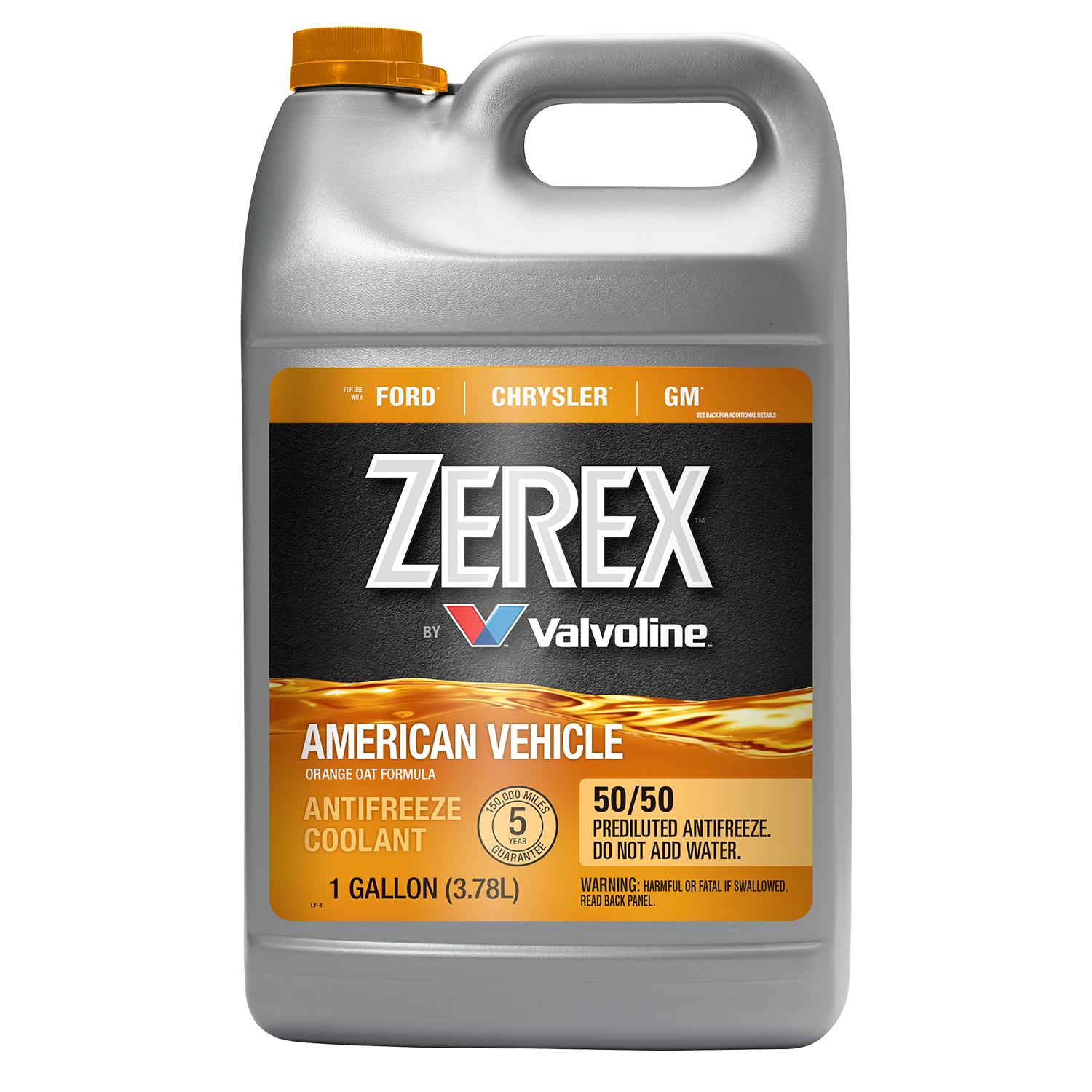 Zerex American Vehicle Orange Engine Coolant and Antifreeze Pre-Mixed ...