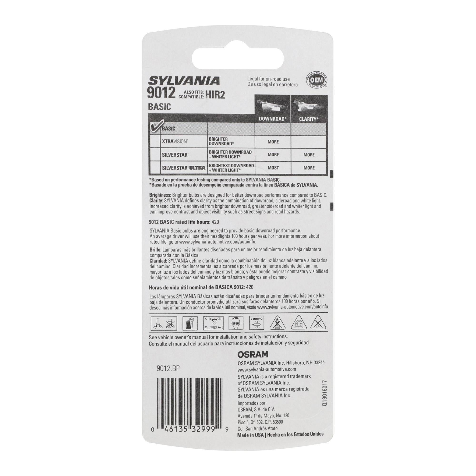 Sylvania Basic Bulb 9012 | AutoZone
