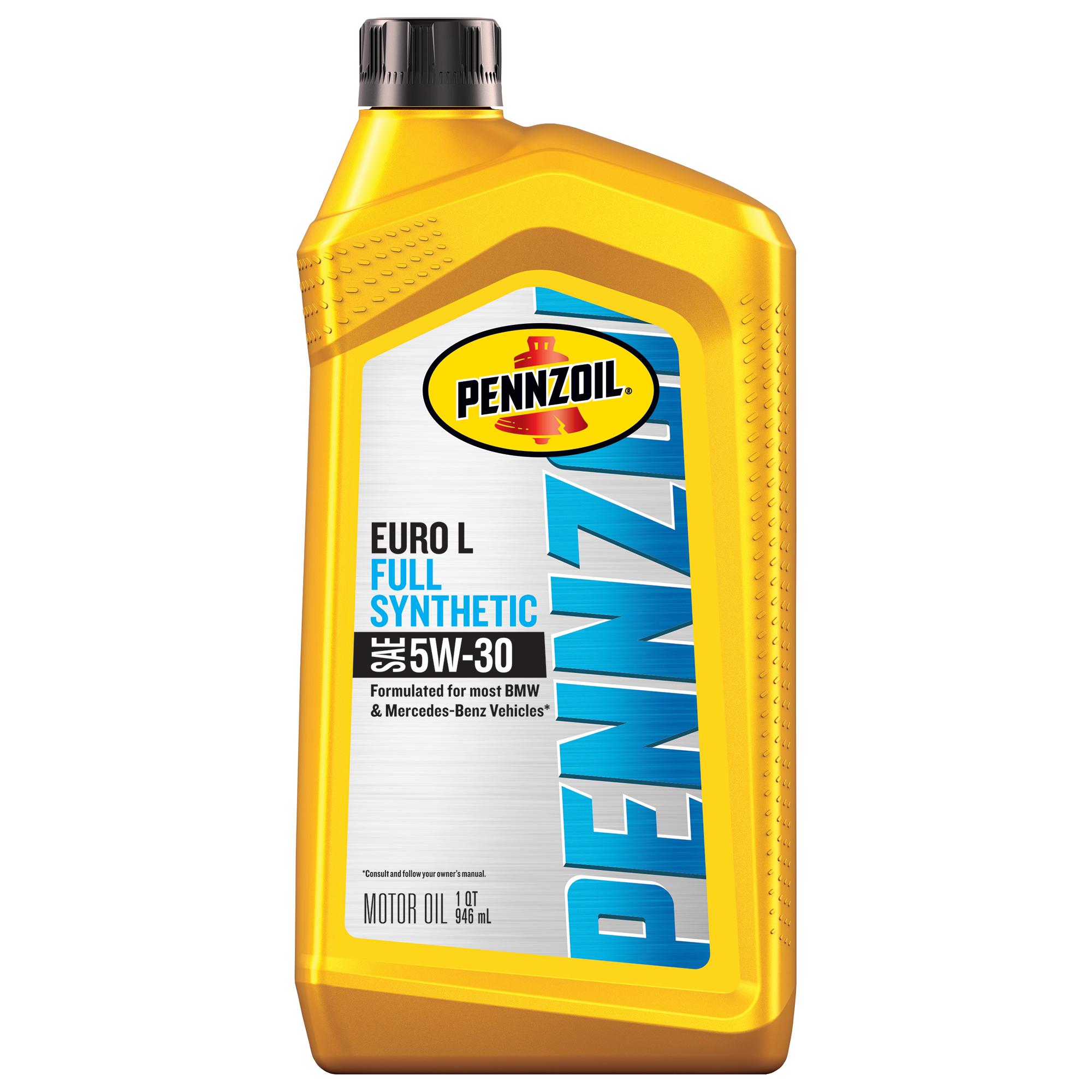 Pennzoil Platinum Euro L Full Synthetic 5W-30 Motor Oil 1 Quart | AutoZone