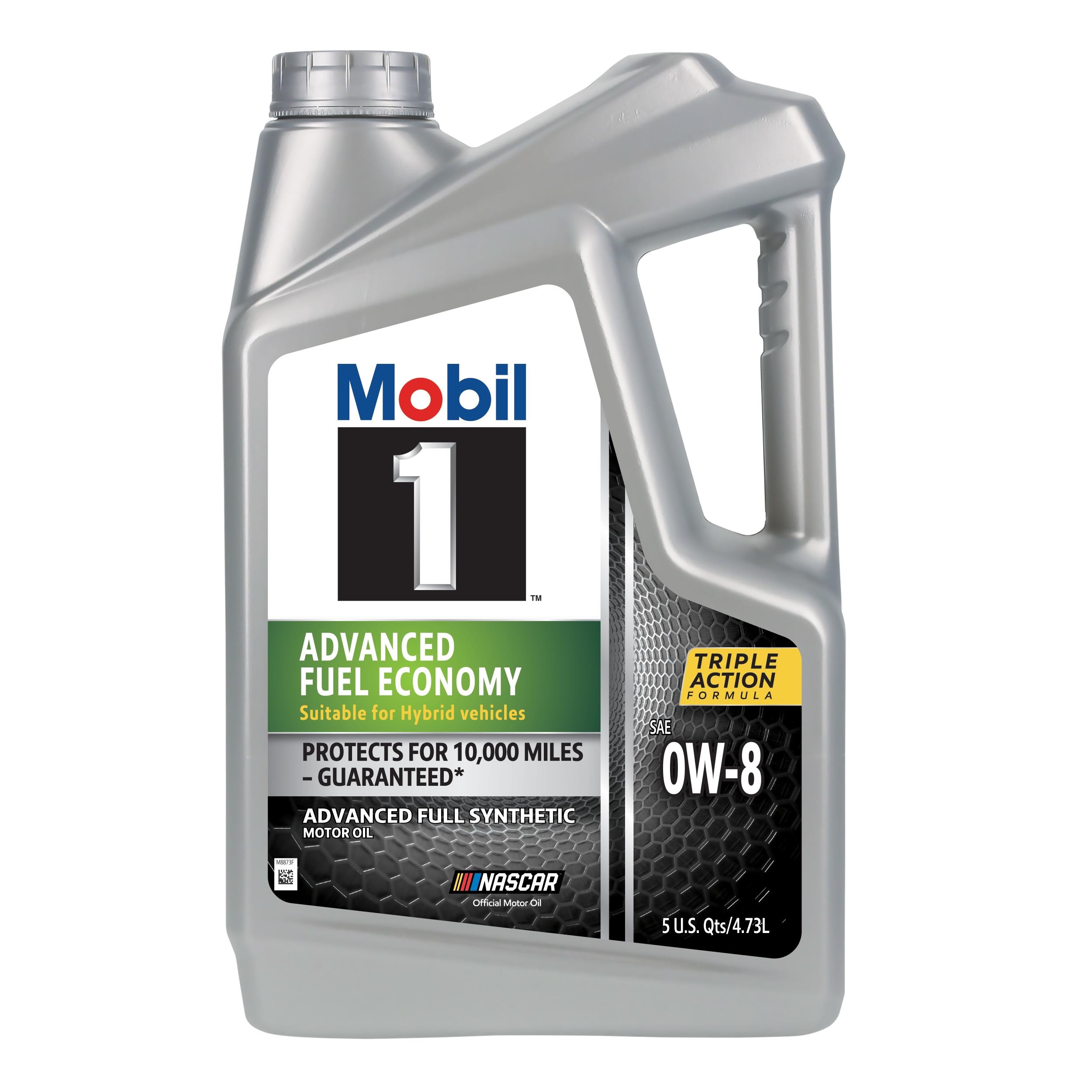 Mobil 1 Advance Fuel Economy Full Synthetic 0W-8 Motor Oil 5 Quart ...