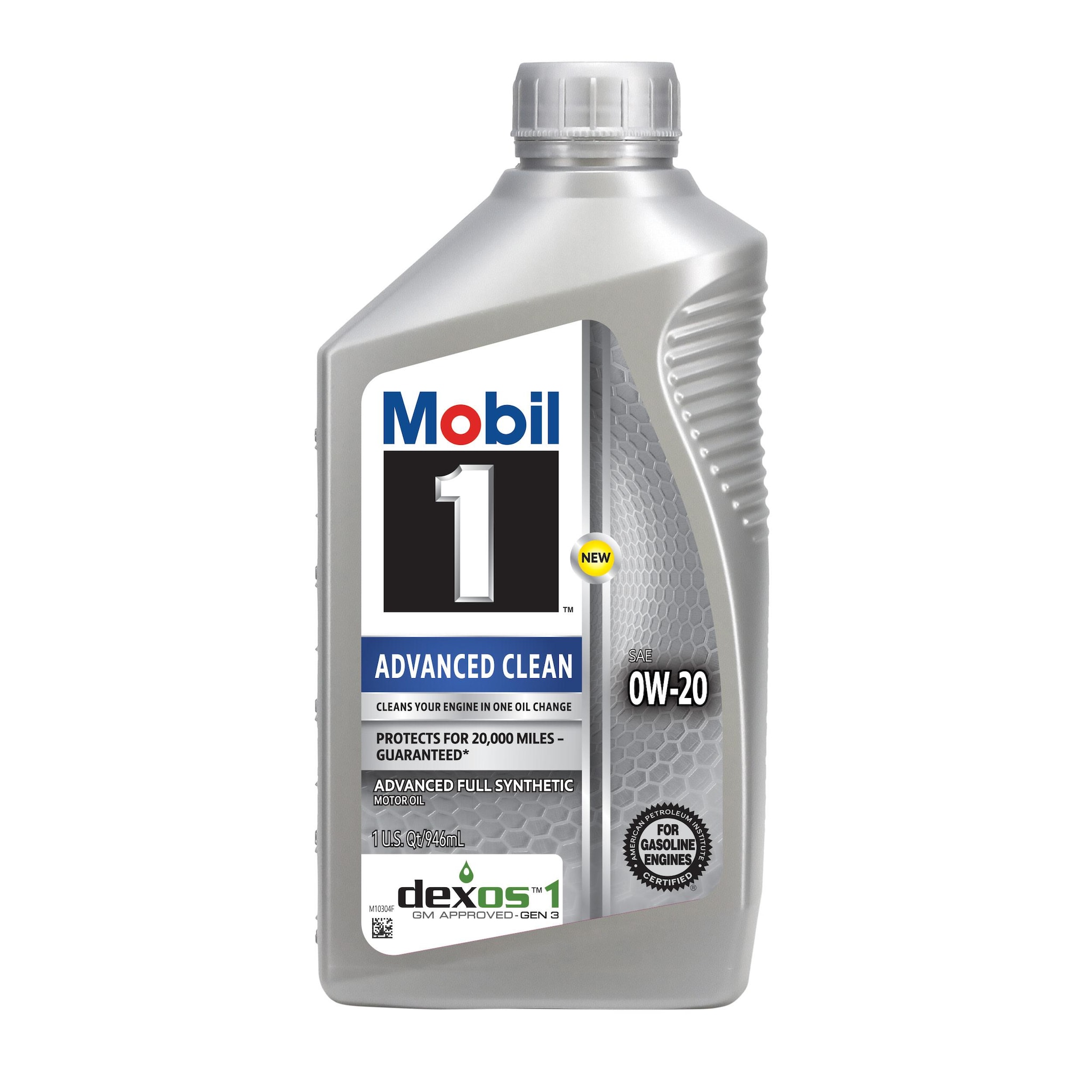 Mobil 1 Advanced Clean Full Synthetic 0W-20 Motor Oil 1 Quart | AutoZone
