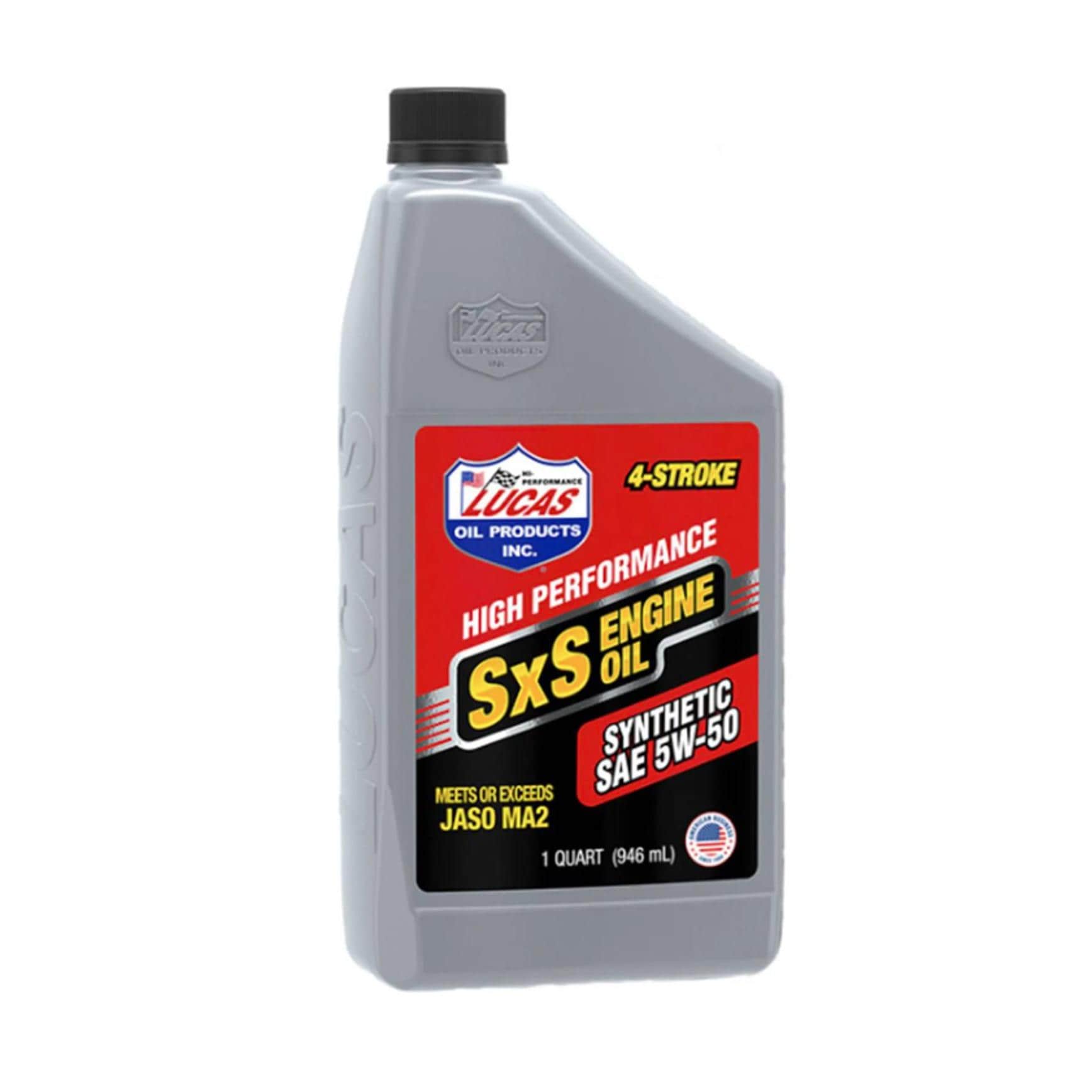 Lucas Oil Products Motorcycle Full Synthetic 20W-50 Motor Oil 1 Quart ...