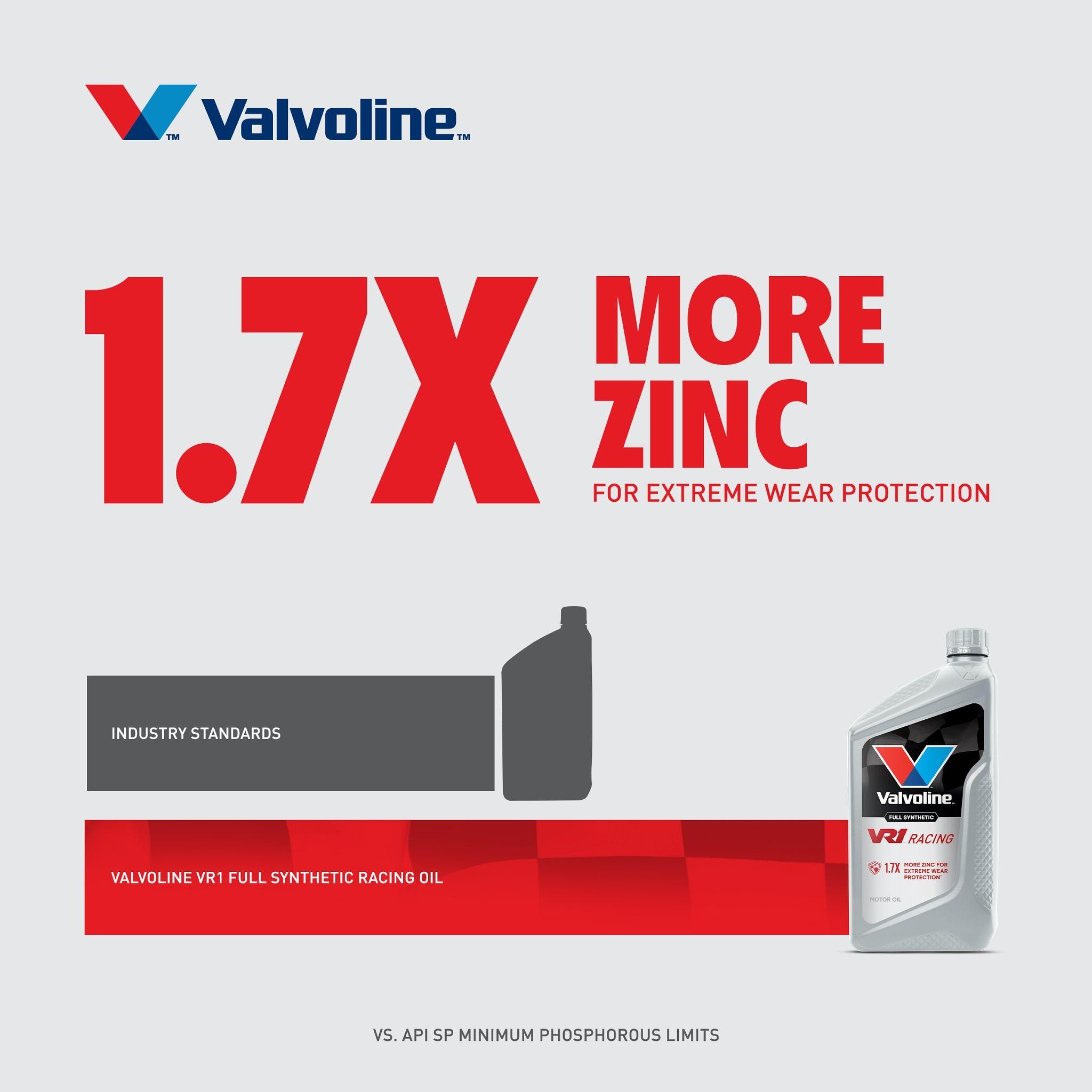Valvoline VR1 Racing Full Synthetic 10W-30 Motor Oil 1 Quart | AutoZone