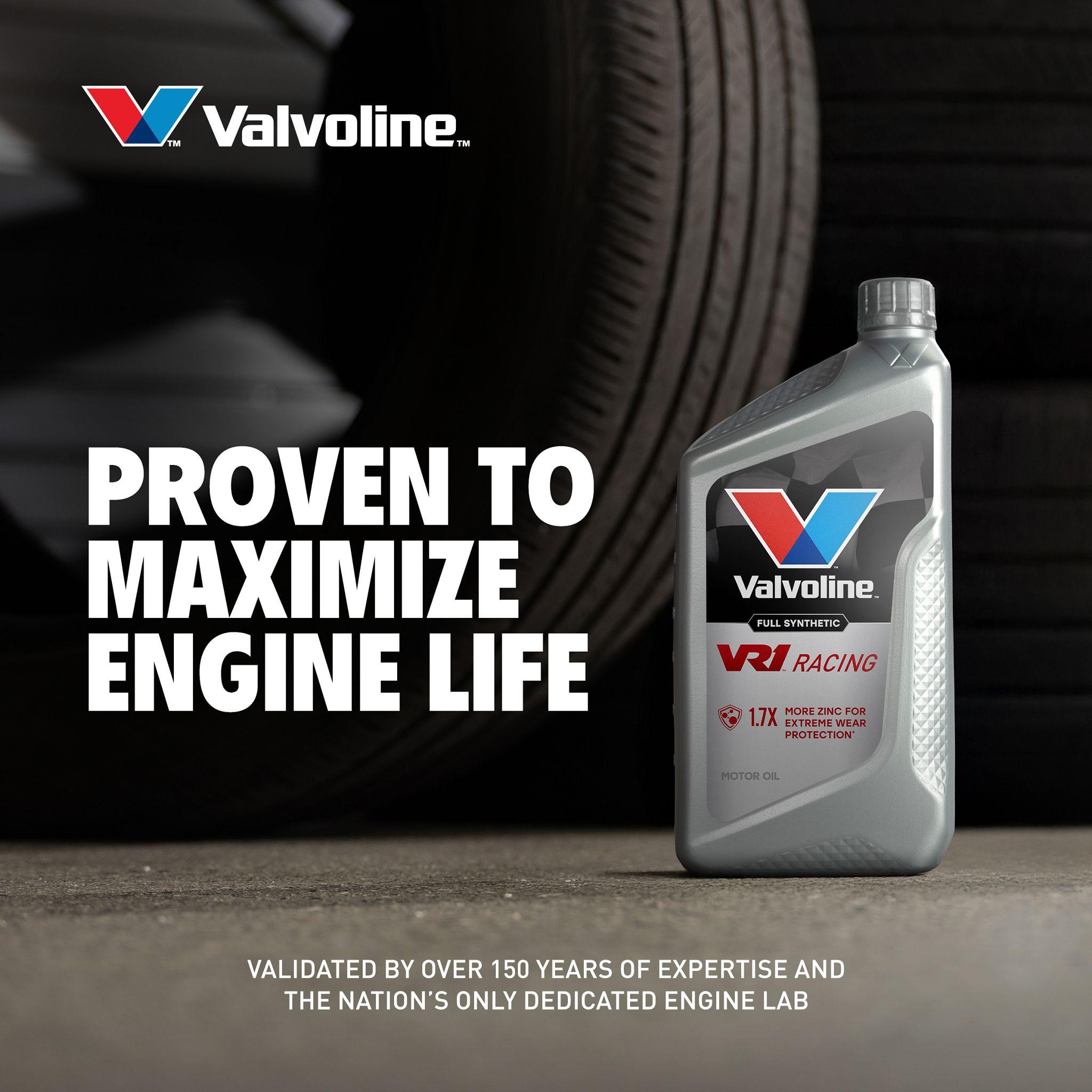 Valvoline VR1 Racing Full Synthetic 10W-30 Motor Oil 1 Quart | AutoZone