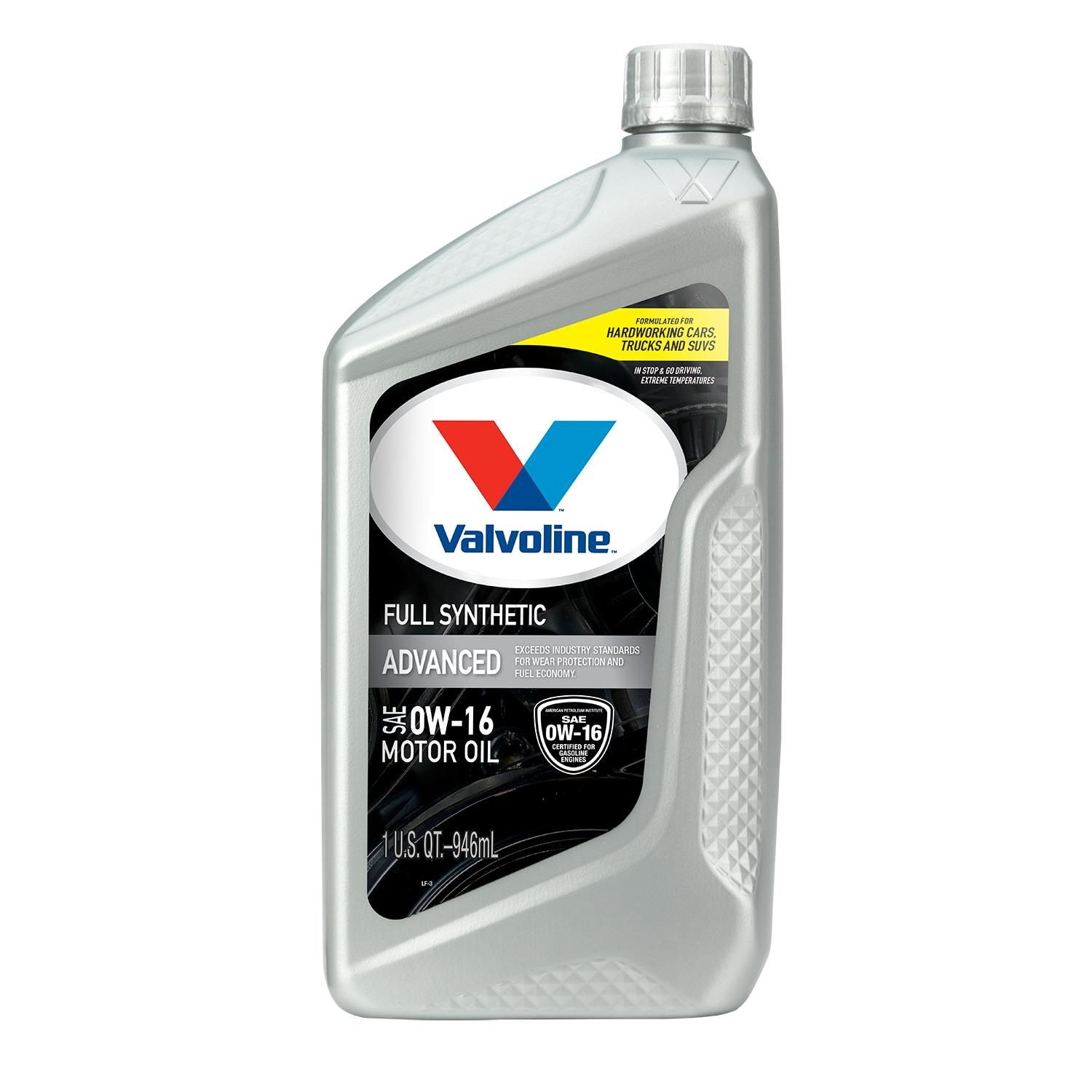 Valvoline Advanced Full Synthetic 0W-20 Motor Oil 5 qt | AutoZone