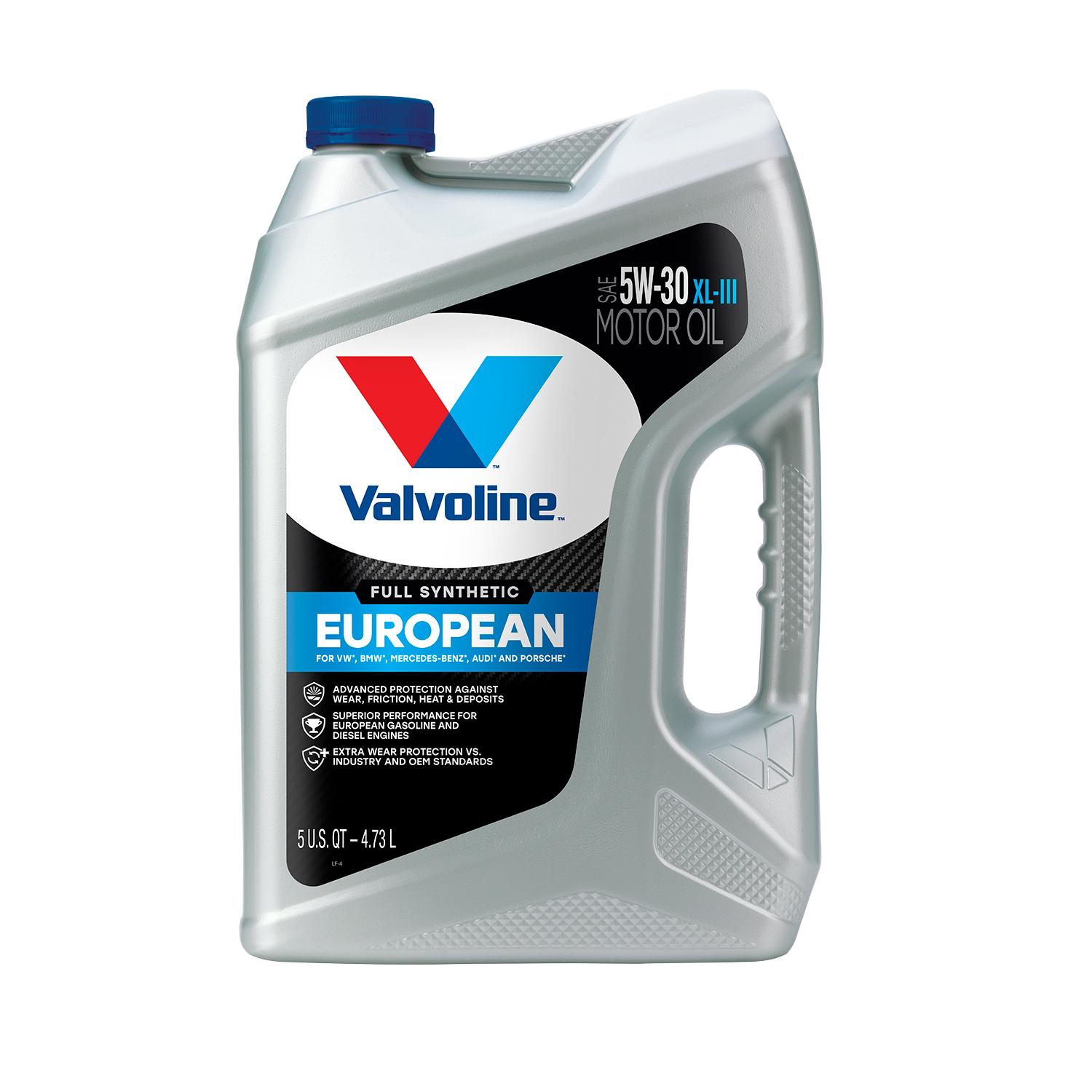 Valvoline European Vehicle Full Synthetic 5W-30 Motor Oil 5 Quart Reviews