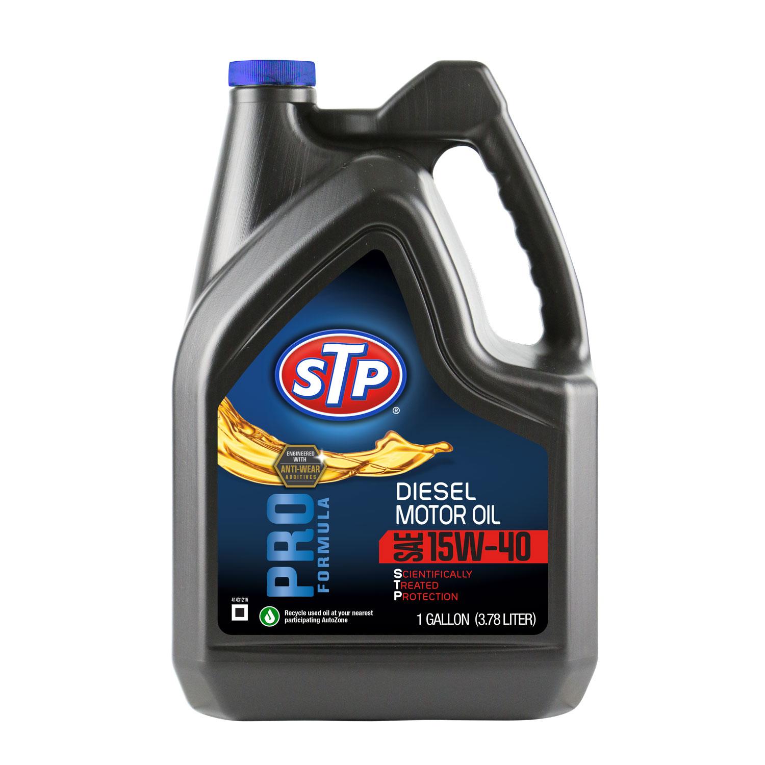 STP Pro Formula Diesel Engine Conventional 15W-40 Motor Oil 1 Gallon ...