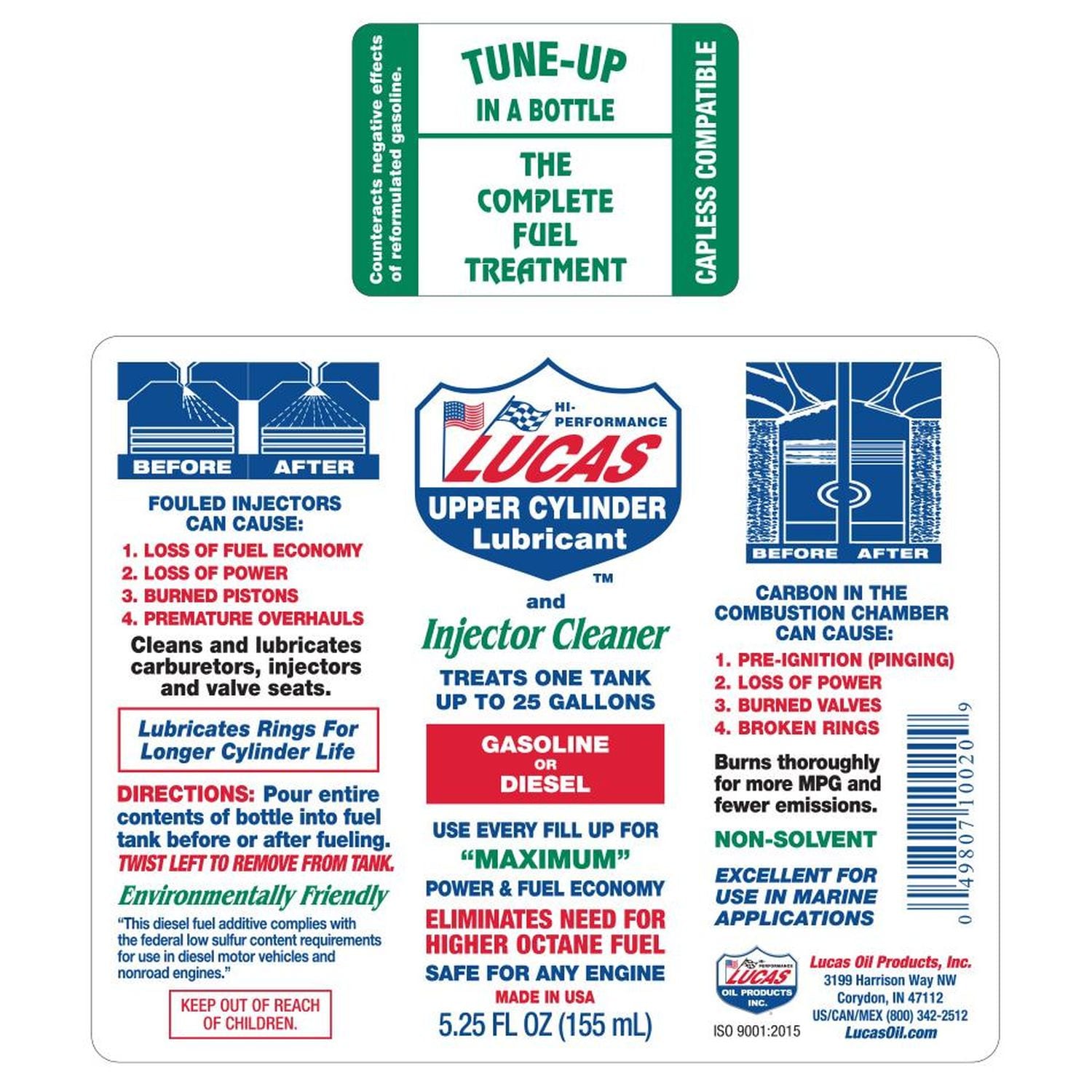 Lucas Oil Products Fuel Treatment 5.25oz | AutoZone