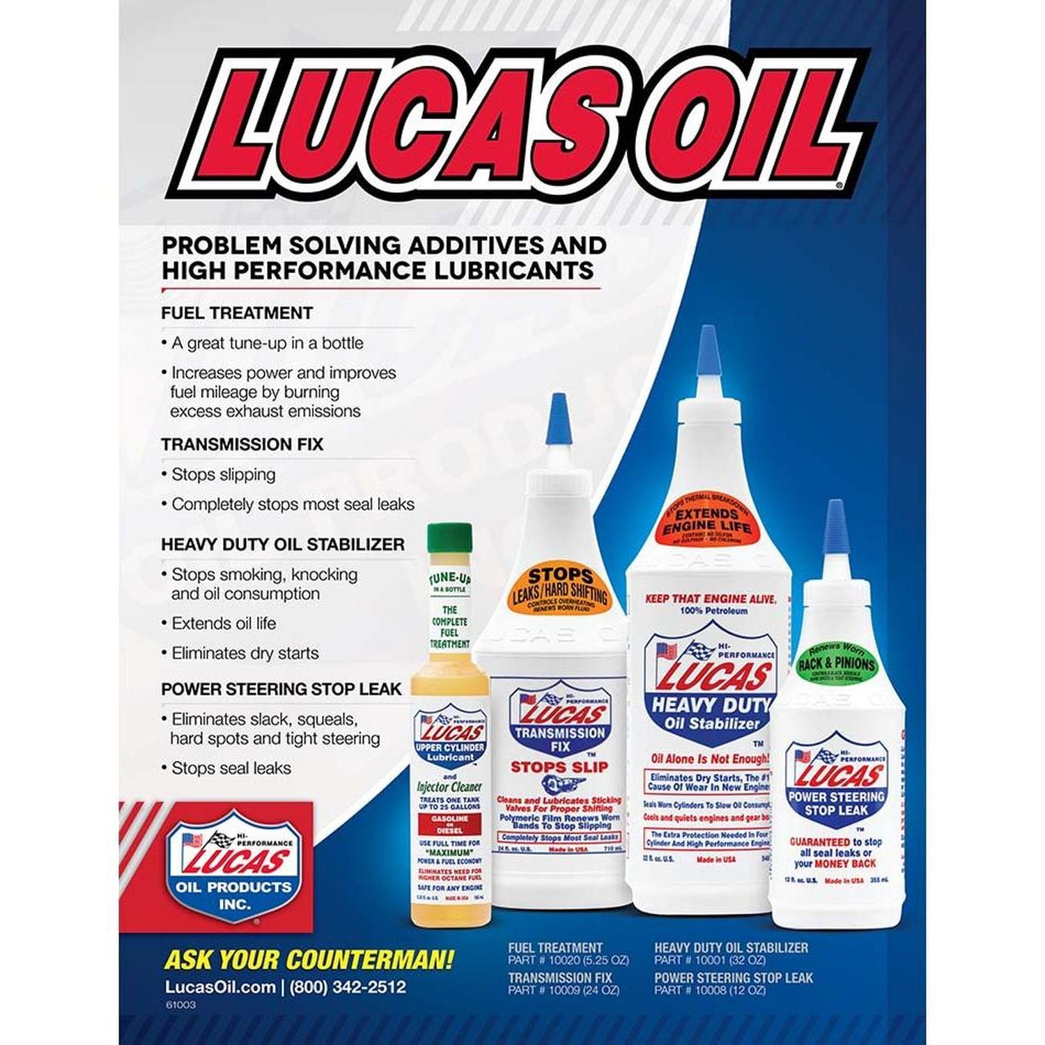 Lucas Oil Products Fuel Treatment 5.25oz | AutoZone