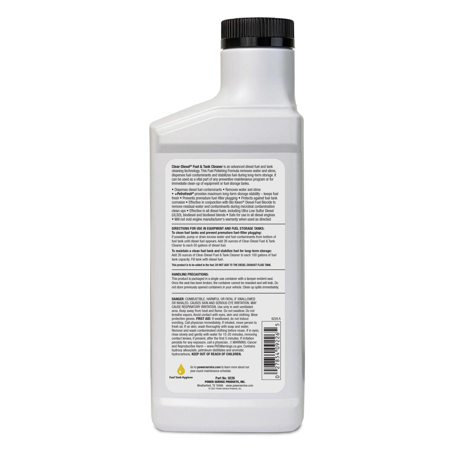 Power Service Clear-Diesel Fuel and Tank Cleaner 26oz | AutoZone