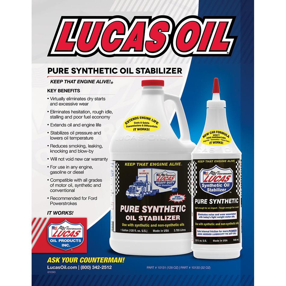 Lucas Oil Products Synthetic Oil Stabilizer 32oz | AutoZone