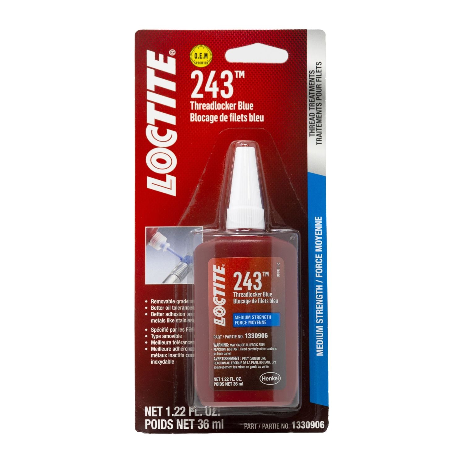 Loctite Blue Threadlocker 36ml | AutoZone