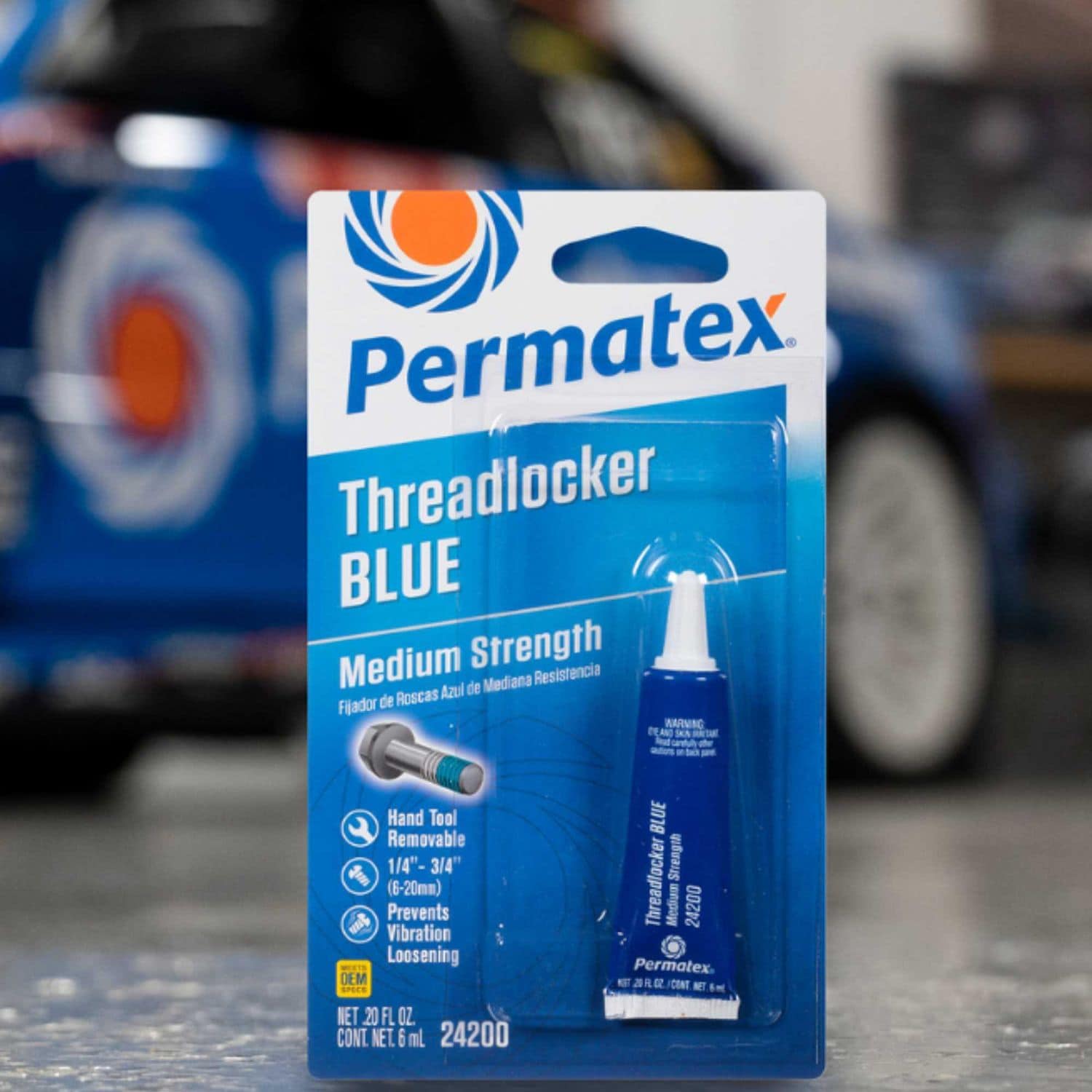 Permatex Medium Strength Blue Threadlocker 0.2oz | AutoZone