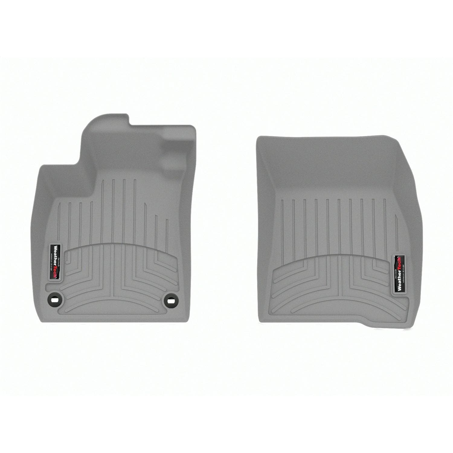 Weathertech FloorLiner DigitalFit Gray Front Floor Mat Set 4618001 ...