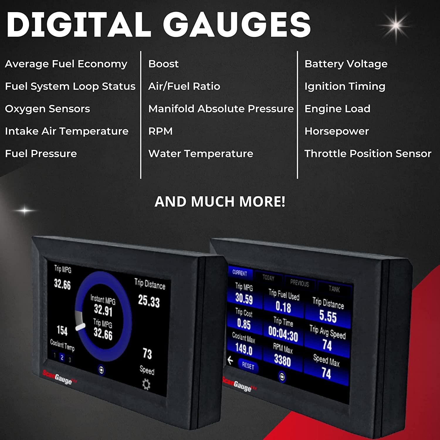 ScanGauge lll Compatible with All OBDll | AutoZone