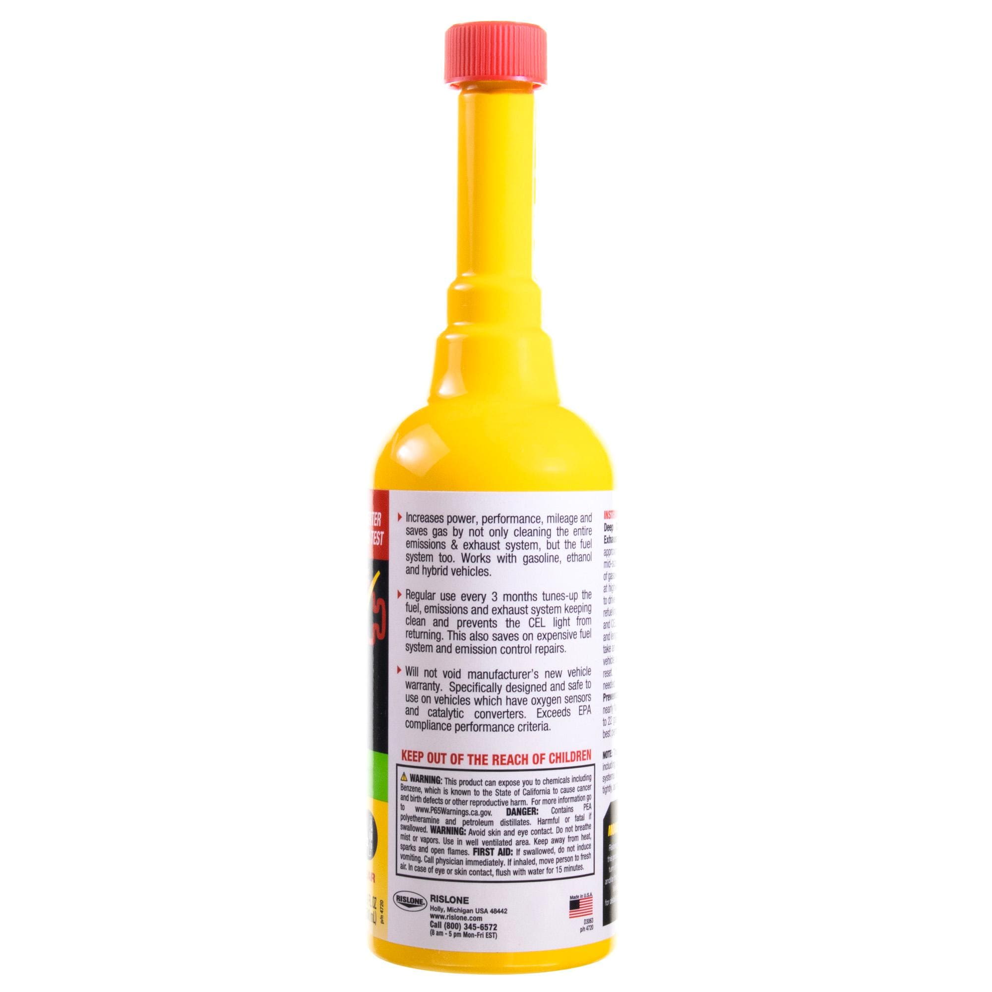 Rislone Cat Complete Fuel, Exhaust and Emissions System Cleaner 16.9oz ...