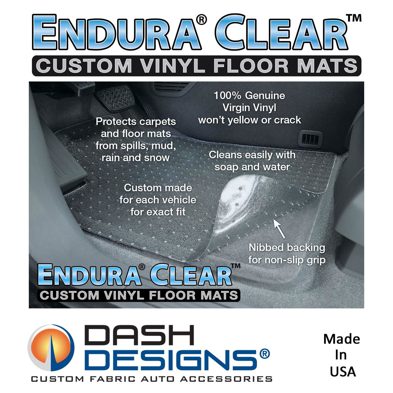 Dash Designs Dash Covers Clear Vinyl Fit Floor Mat | AutoZone