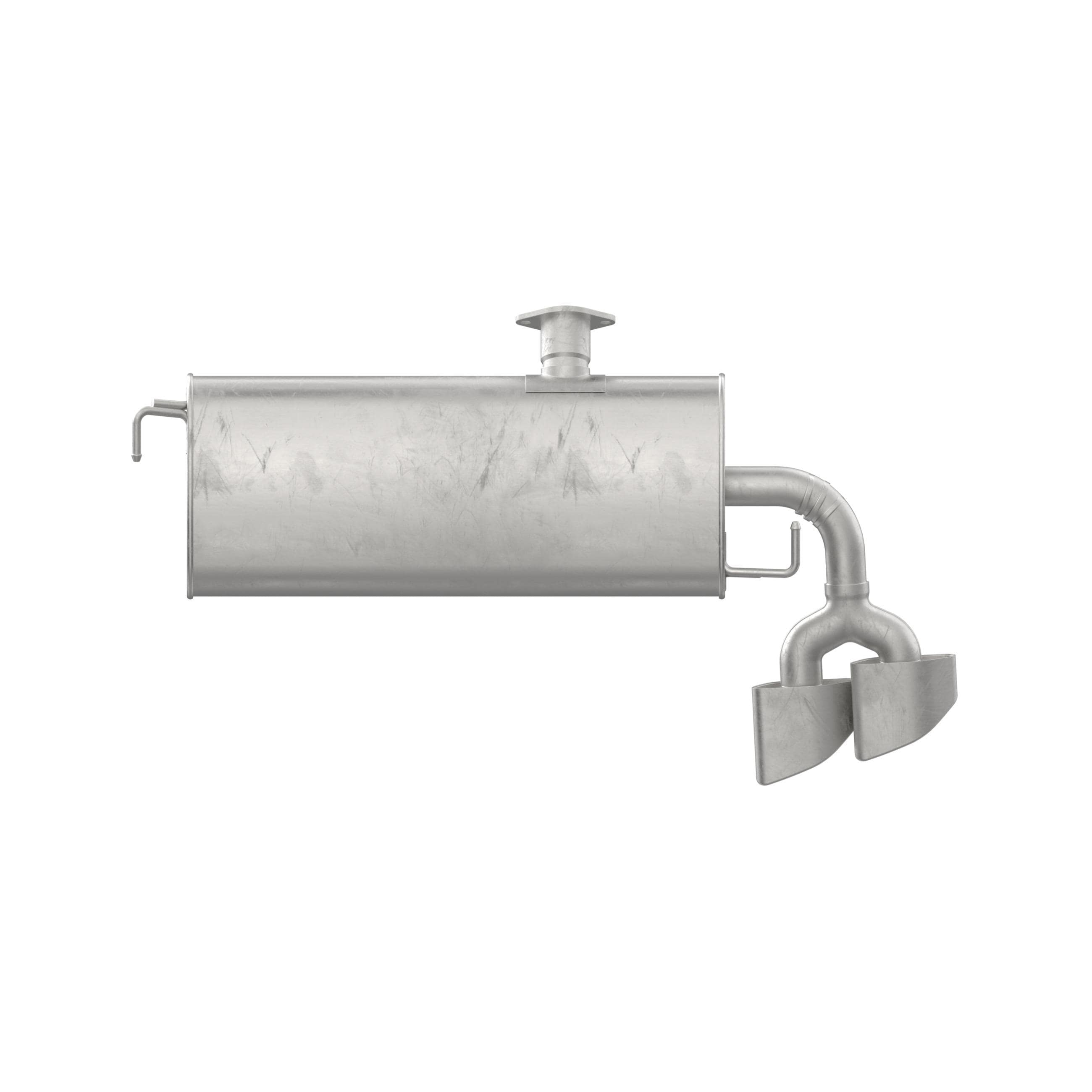 Walker Exhaust Quiet-Flow SS 2-Bolt Welded Flange dual angle-trimmed ...