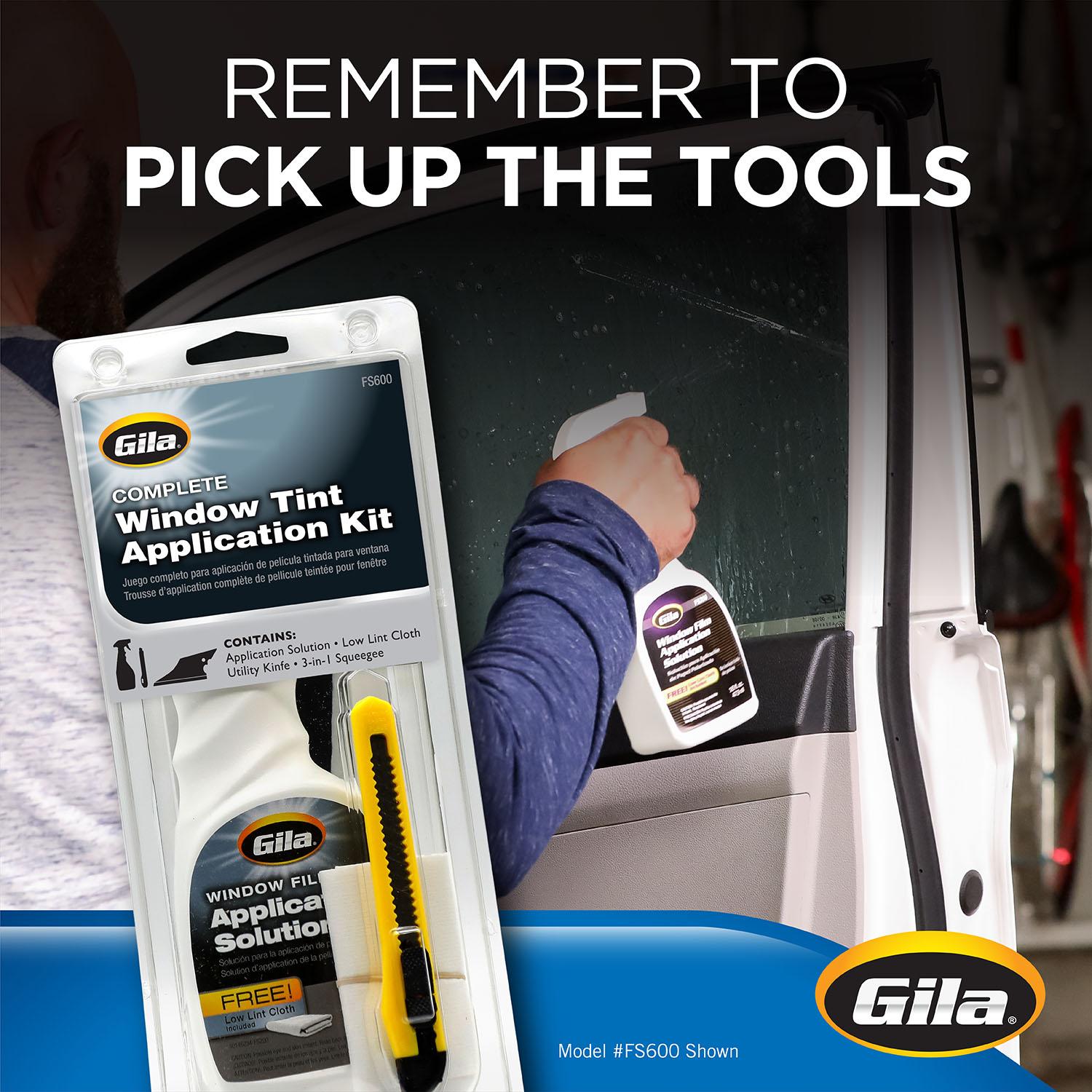 Gila 5% 24in x 78in Black Scratch Resistant Window Tint | AutoZone