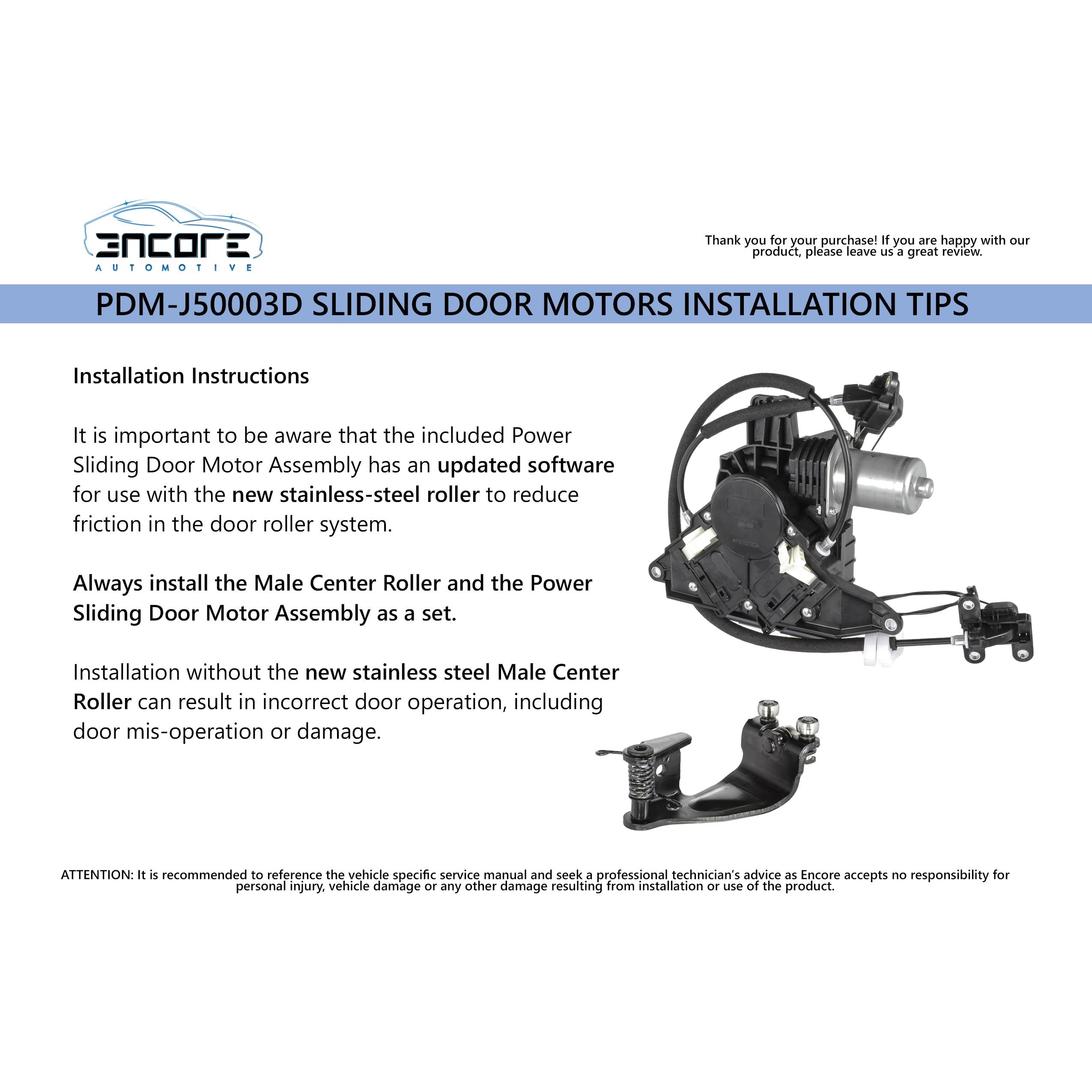 Encore Automotive Door Motor PDM-J50003D | AutoZone