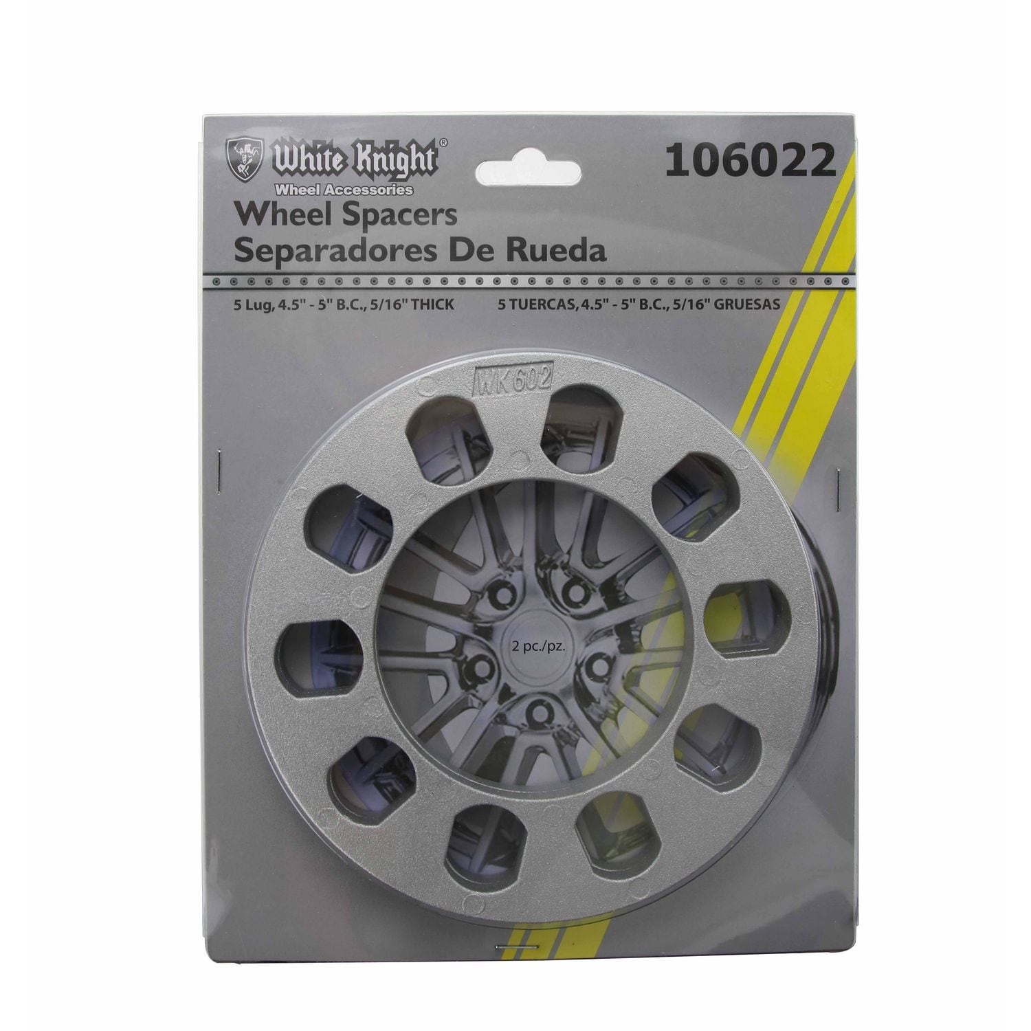 White Knight 5 Lug Disc Brake Wheel Spacer | AutoZone
