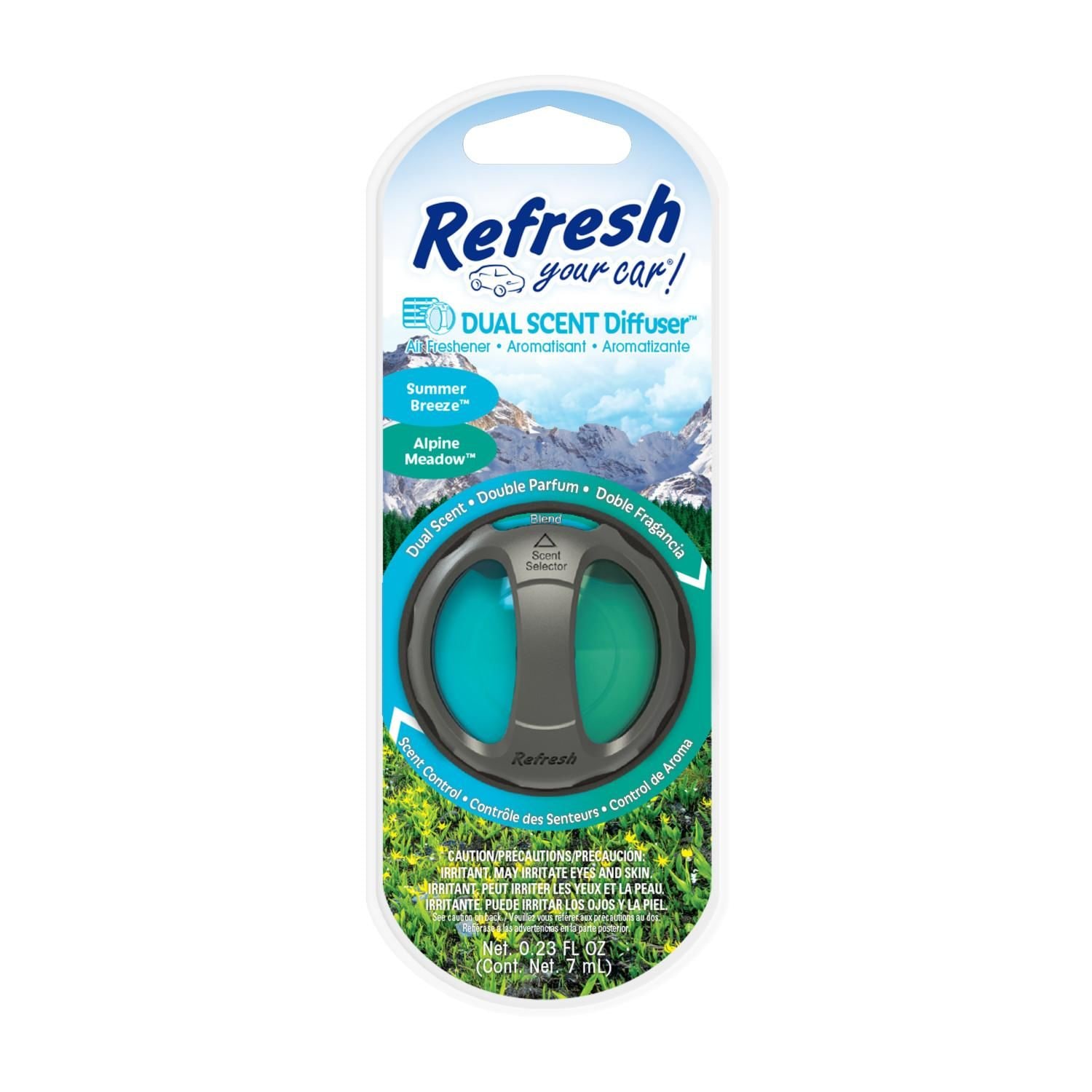 Refresh Your Car Vent Air Freshener Alpine Meadow/Summer Breeze Scent ...