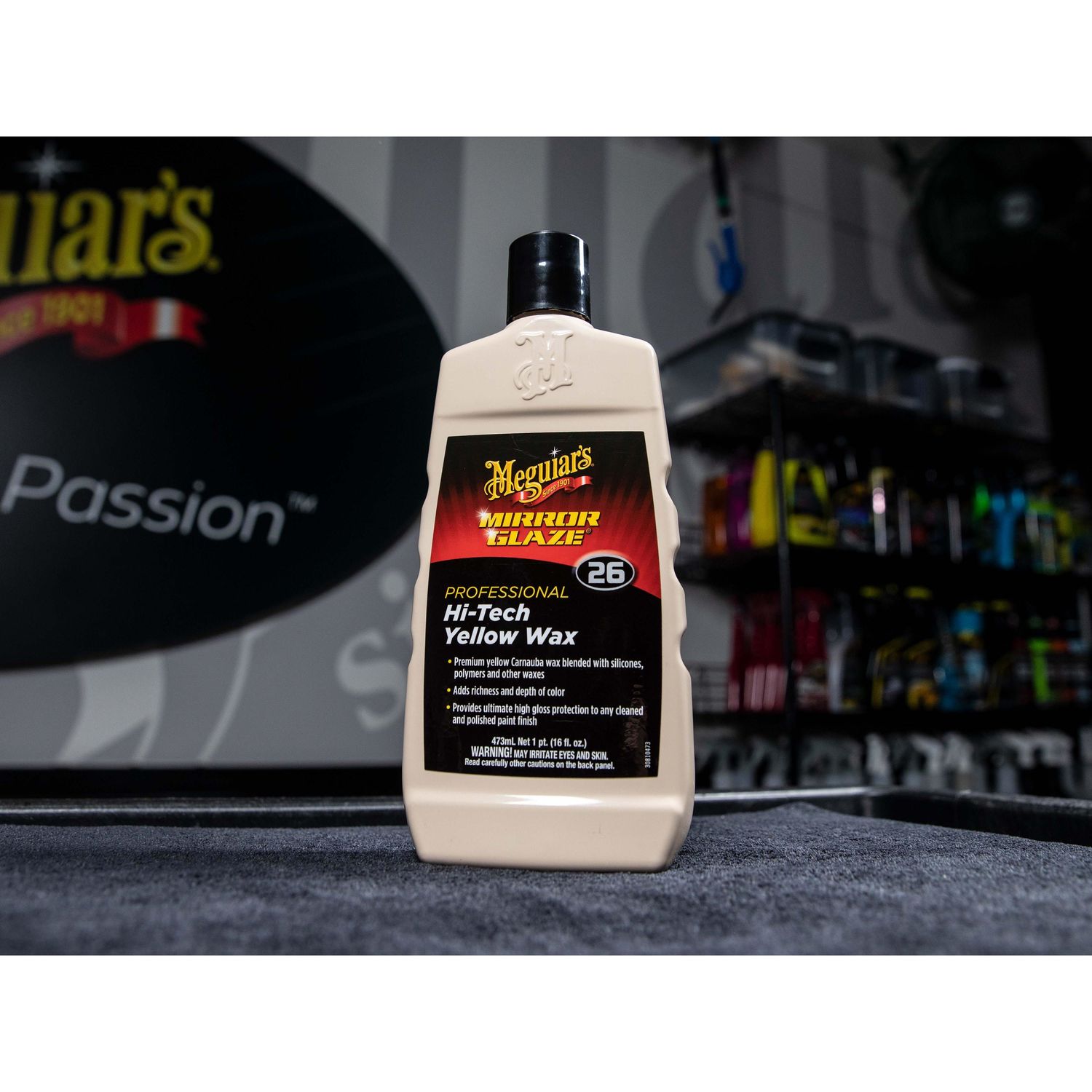 Meguiar's M26 Mirror Glaze Hi-Tech Yellow Liquid Wax 16oz | AutoZone