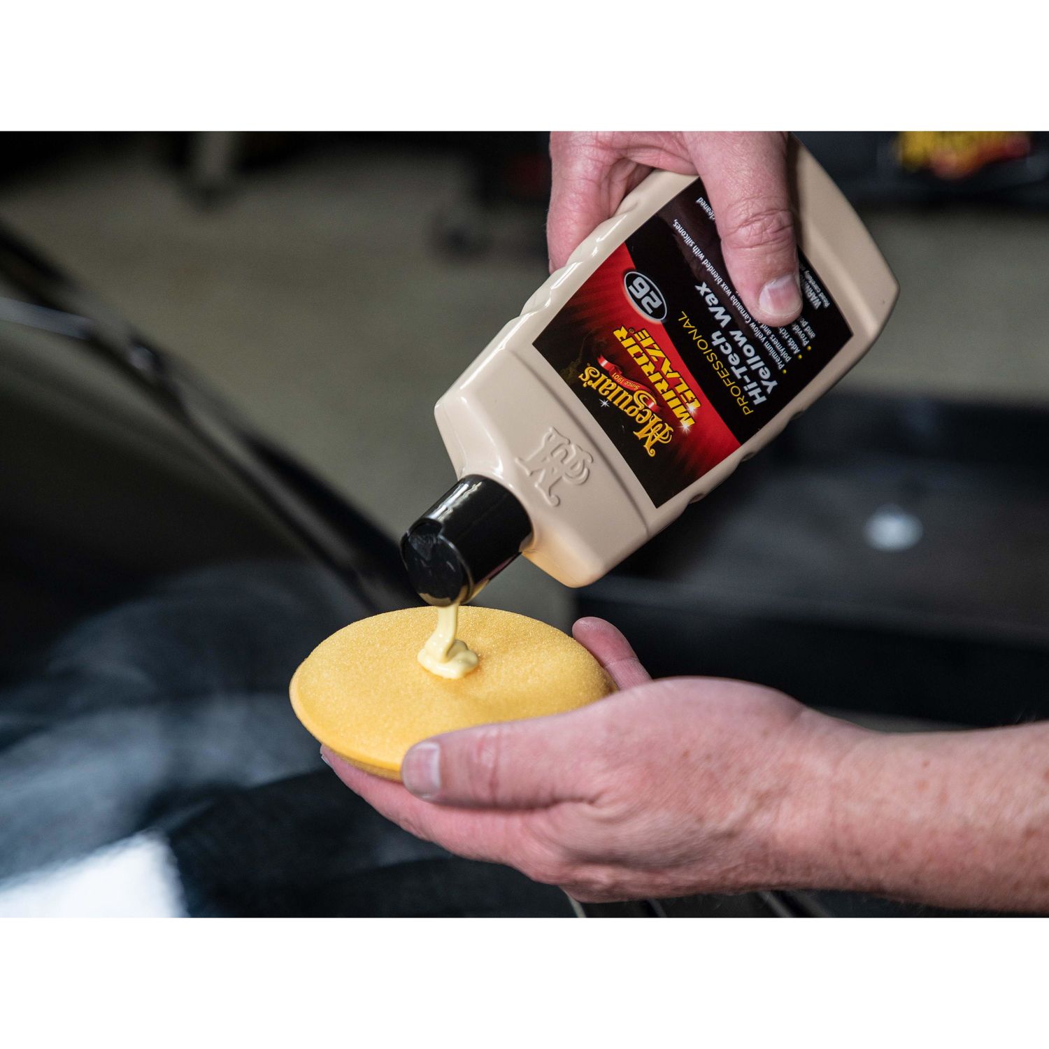 Meguiar's M26 Mirror Glaze Hi-Tech Yellow Liquid Wax 16oz | AutoZone