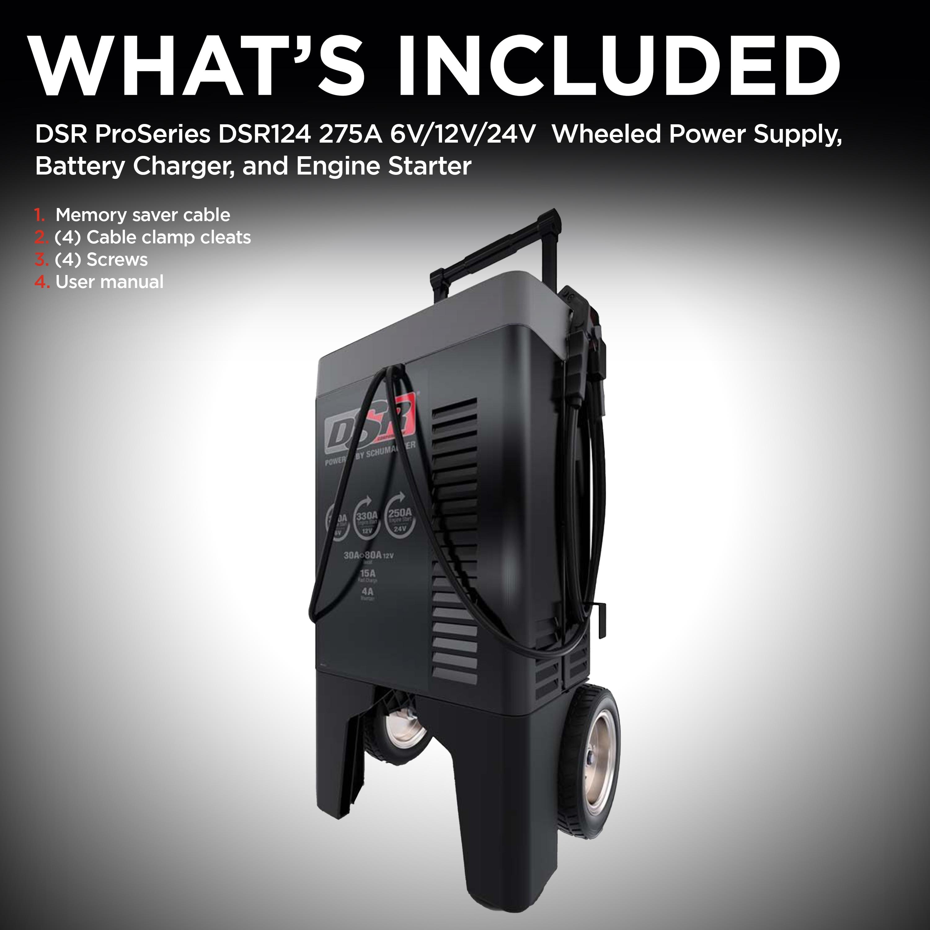 DSR ProSeries Battery Charger DSR124 | AutoZone