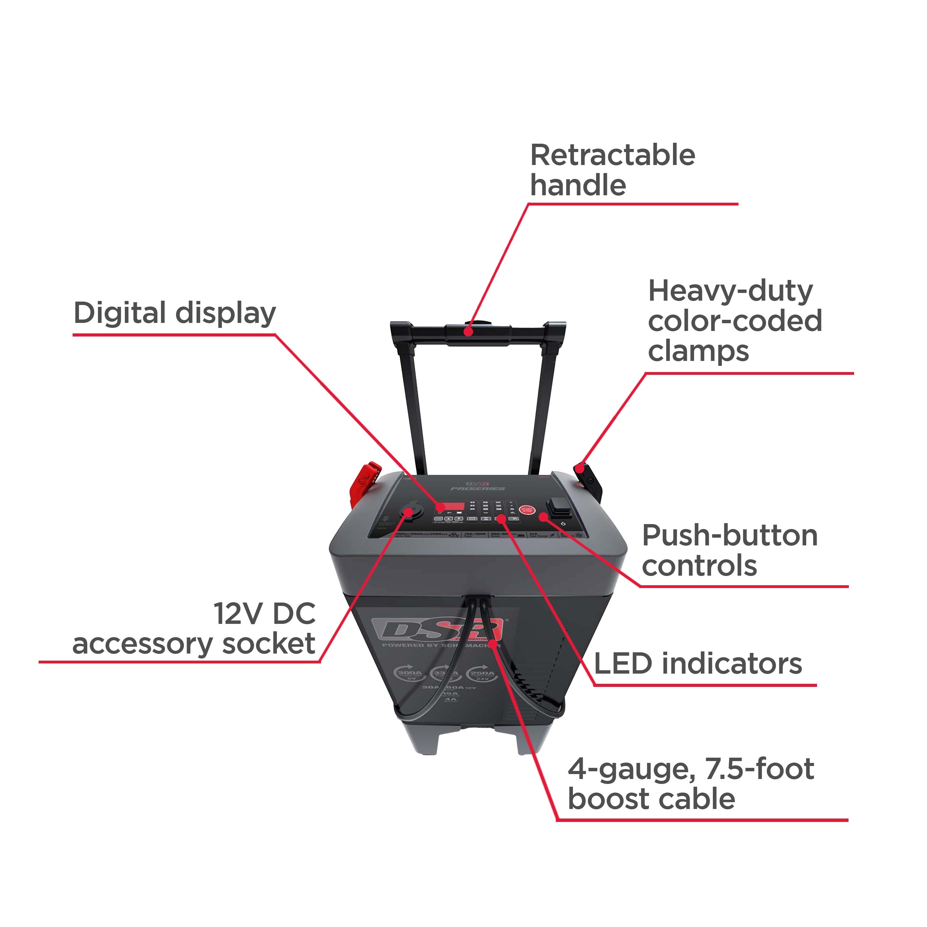 DSR ProSeries Battery Charger DSR124 | AutoZone